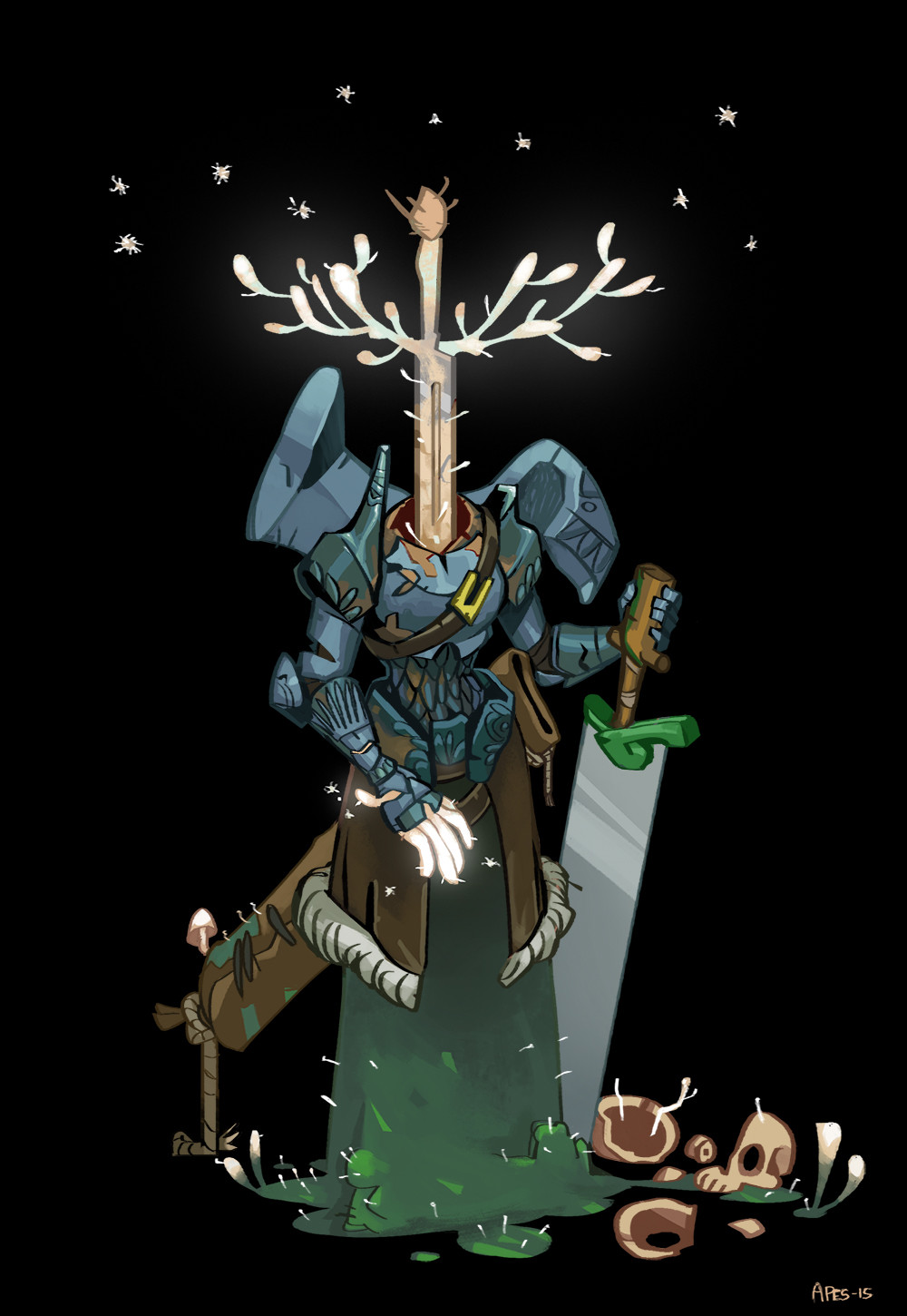 ArtStation - Stag Knight