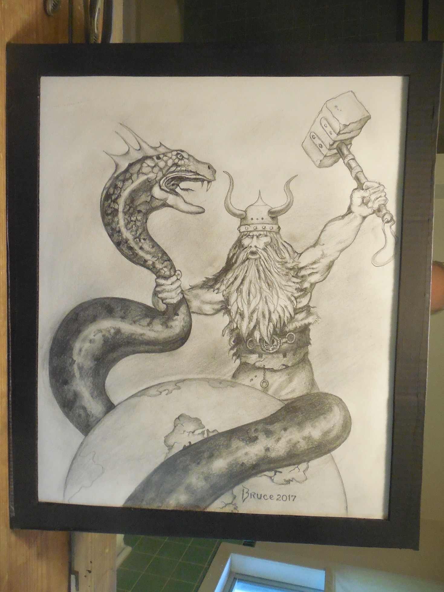 ArtStation - Thor vs the Midgard Serpent