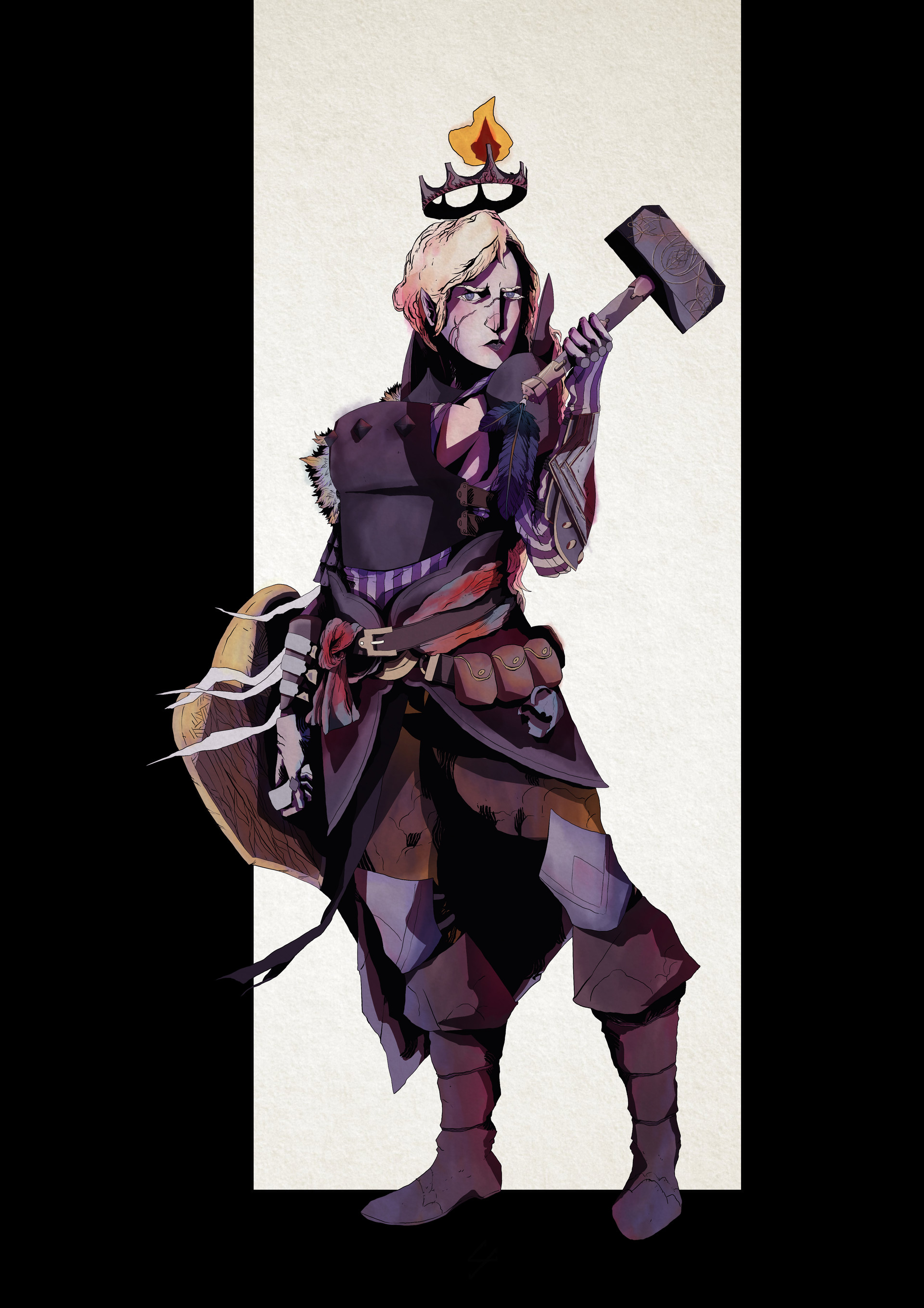 ArtStation - D&D Player Character - Valkyrie