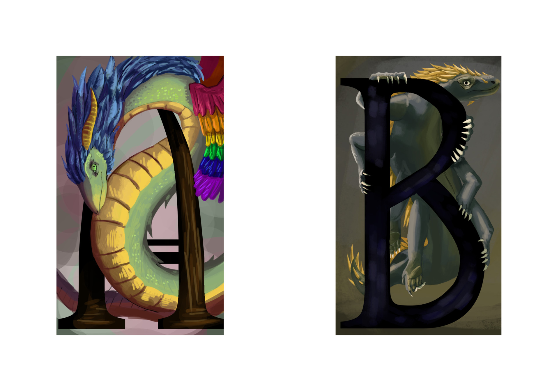 ArtStation - ABC Mythological Creatures