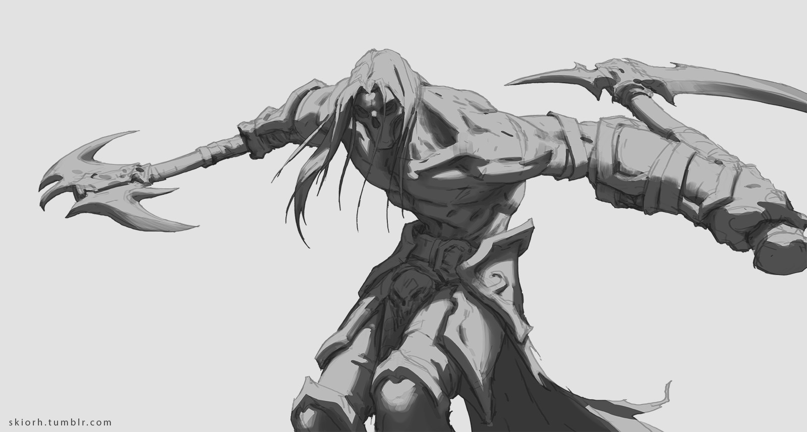 Death Darksiders 2 Concept Art