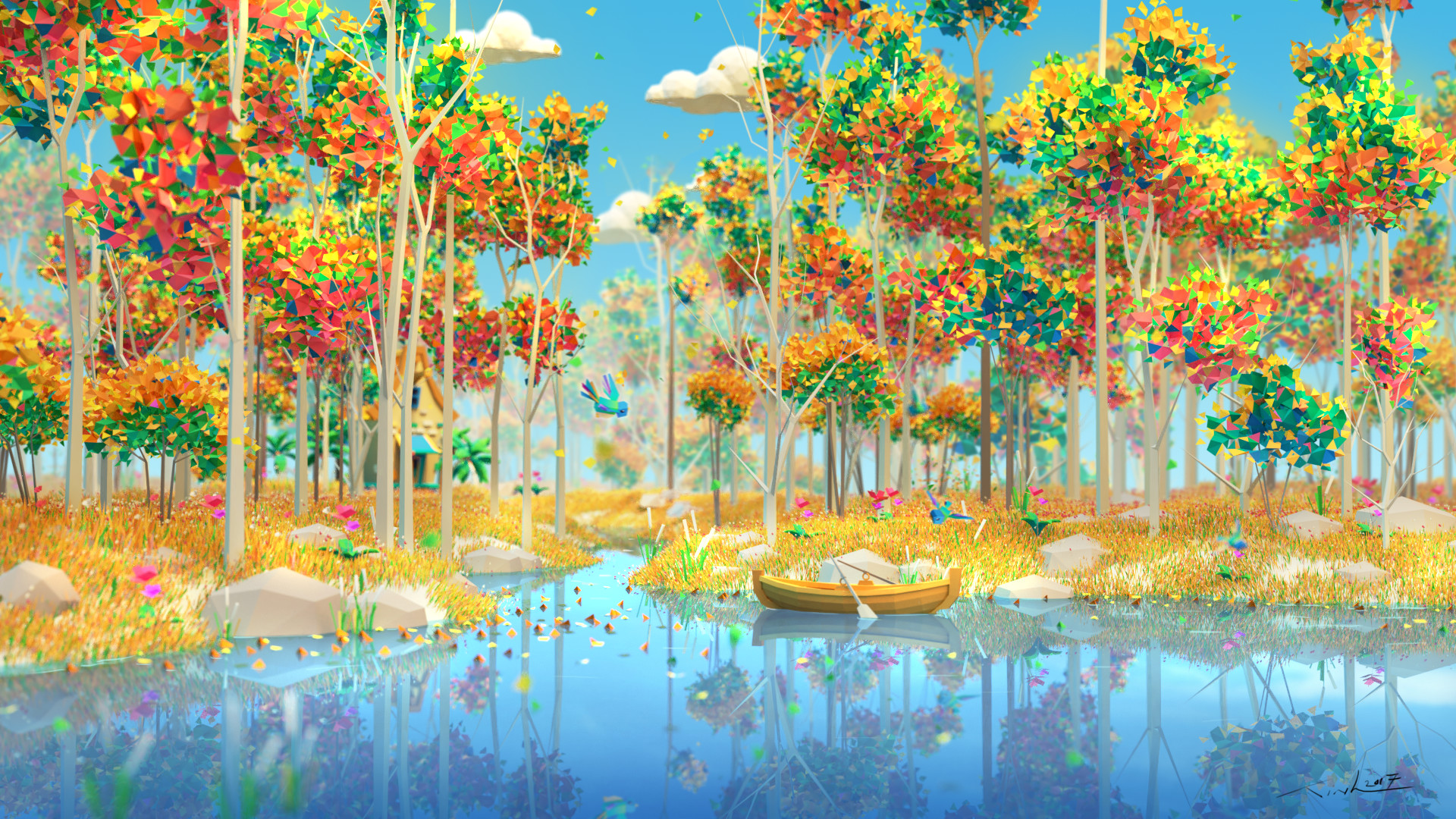 ArtStation - Yellow autumn