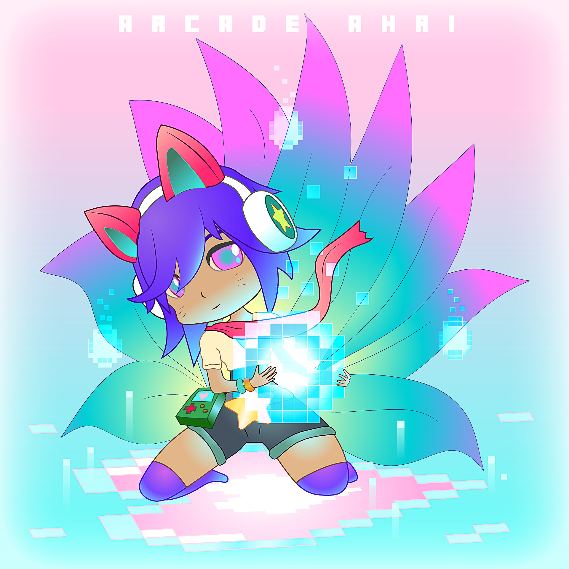 ArtStation - Arcade Ahri Art