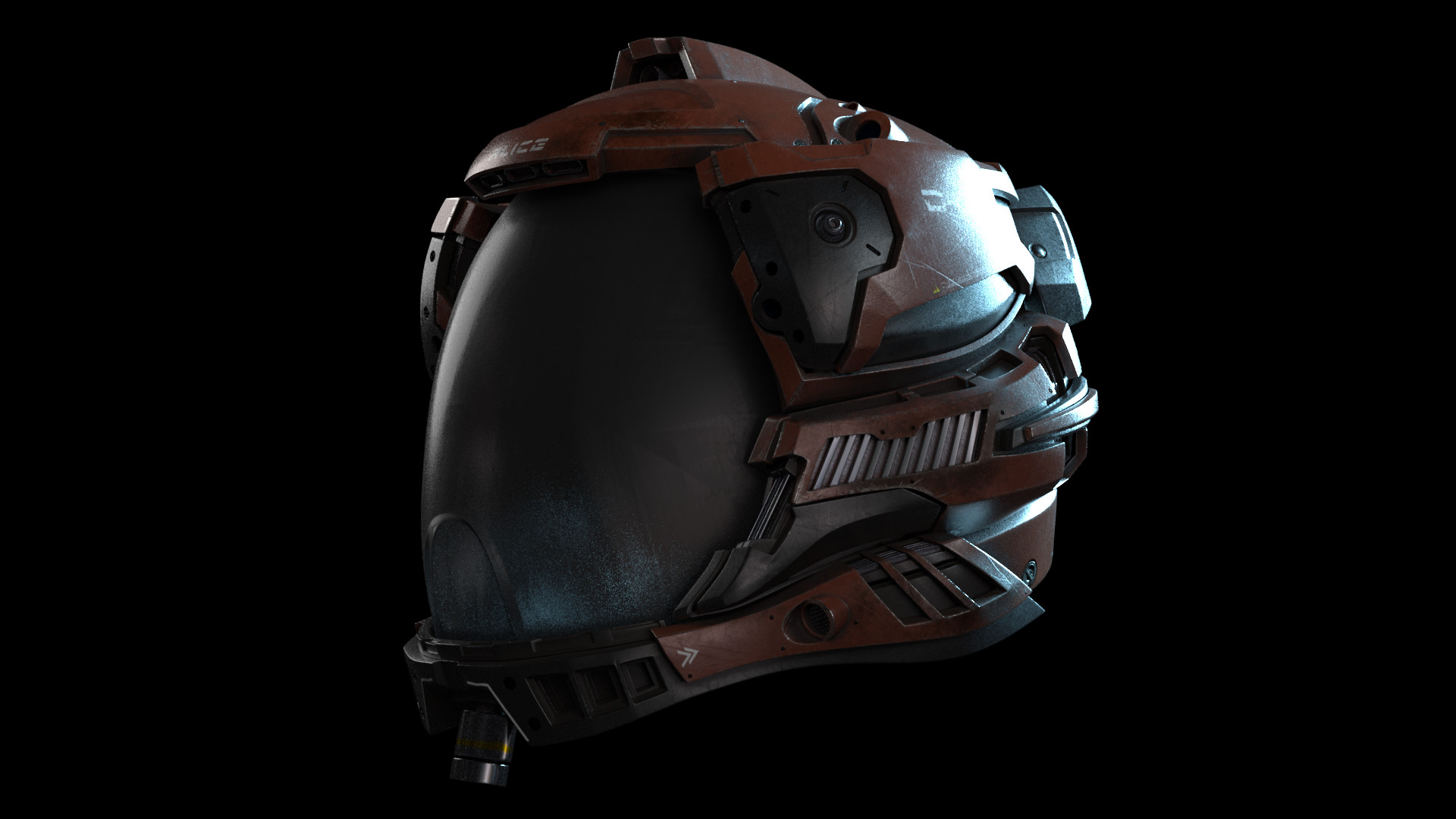 ArtStation - Hard Surface: Scifi Helmet