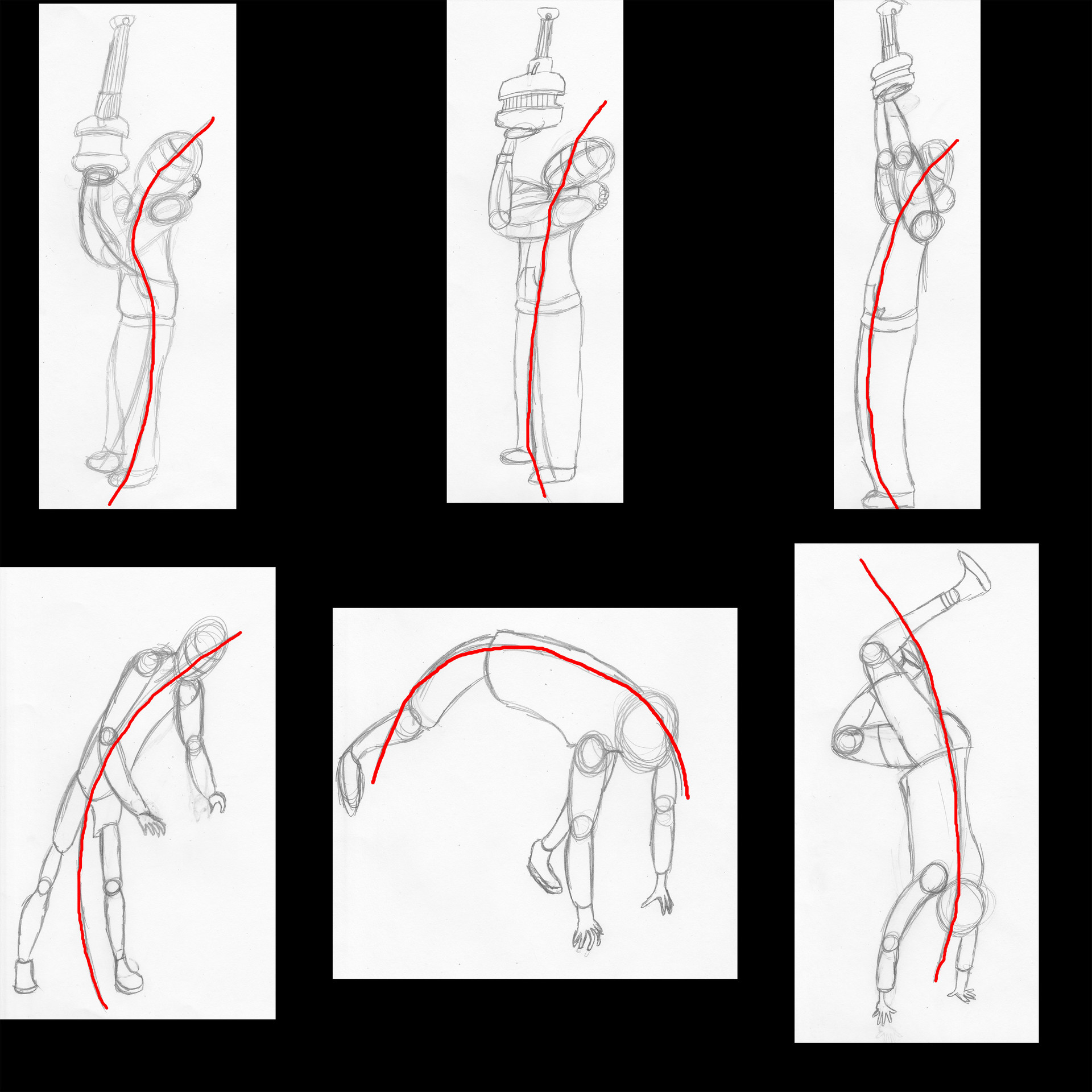 ArtStation - ART2 Week 2 Line of Action