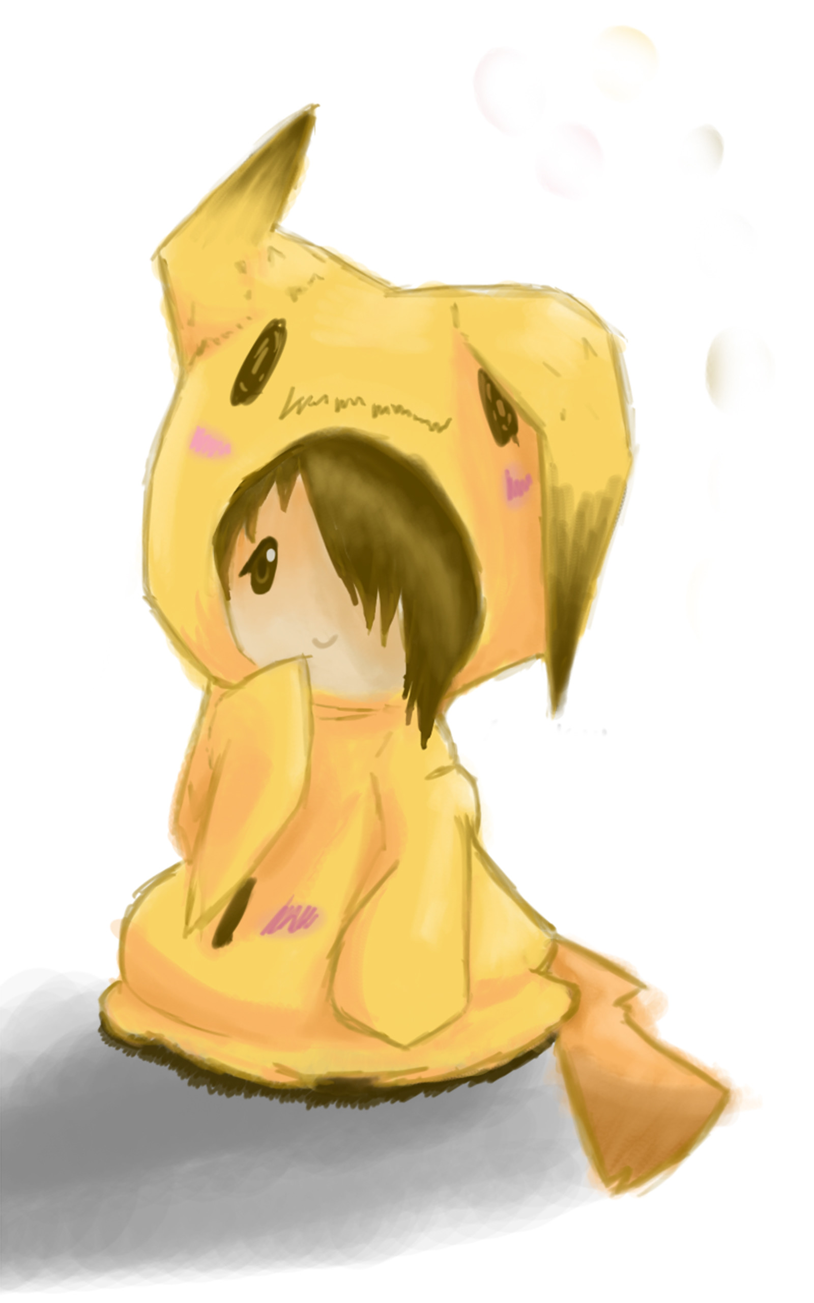 pikachu human drawing