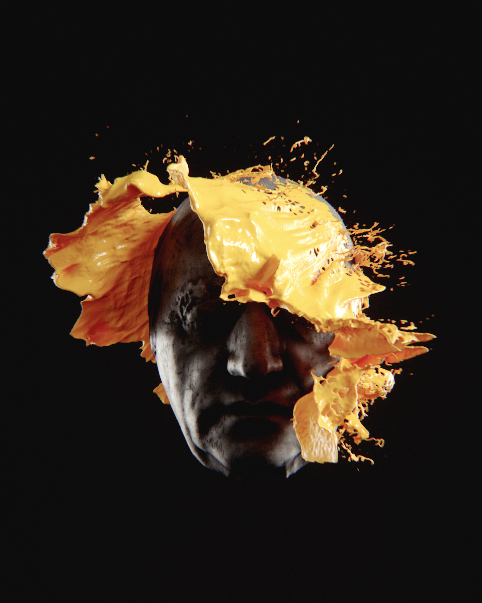 ArtStation - War paint. Houdini Test #5