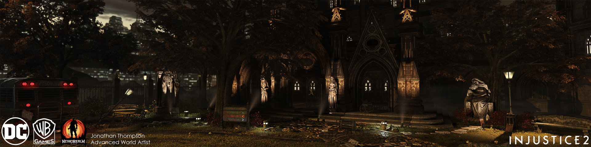 Jonathan Thompson - Injustice 2 Arkham Asylum (Front Gates)