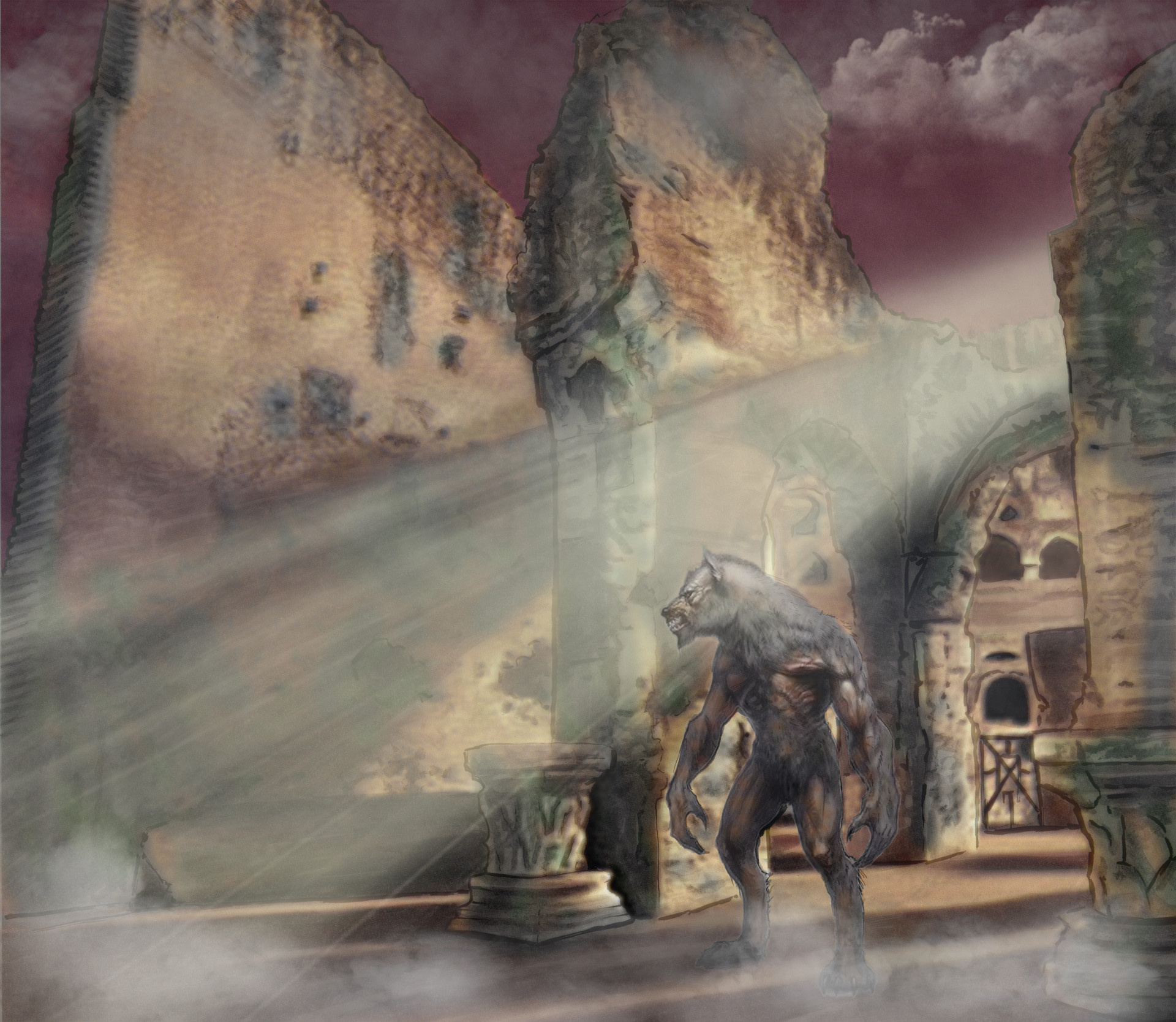 ArtStation - Blood World Comic