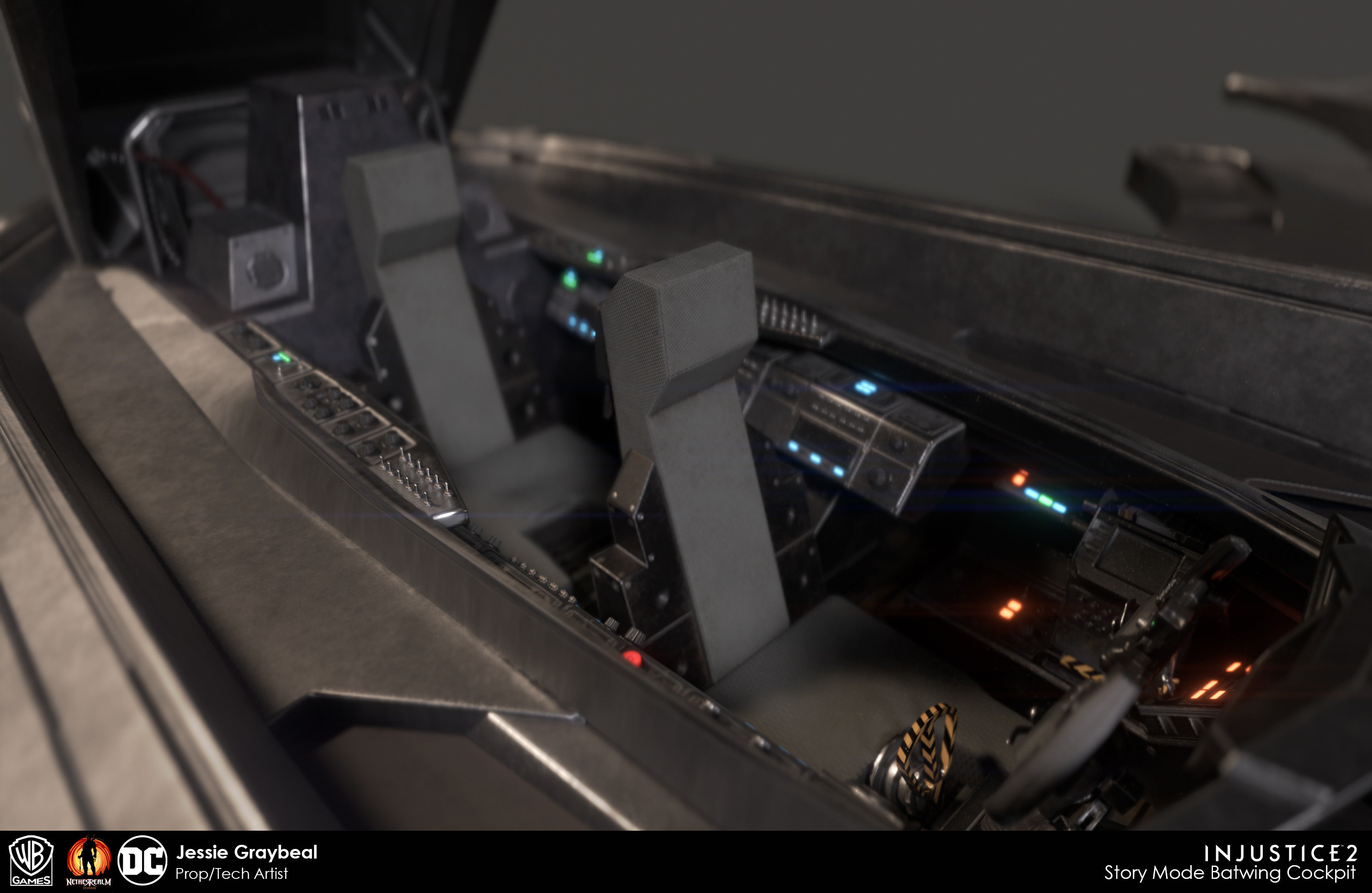 Jessie Graybeal - Injustice 2 - Batman Batwing, Batmobile, and Batarang