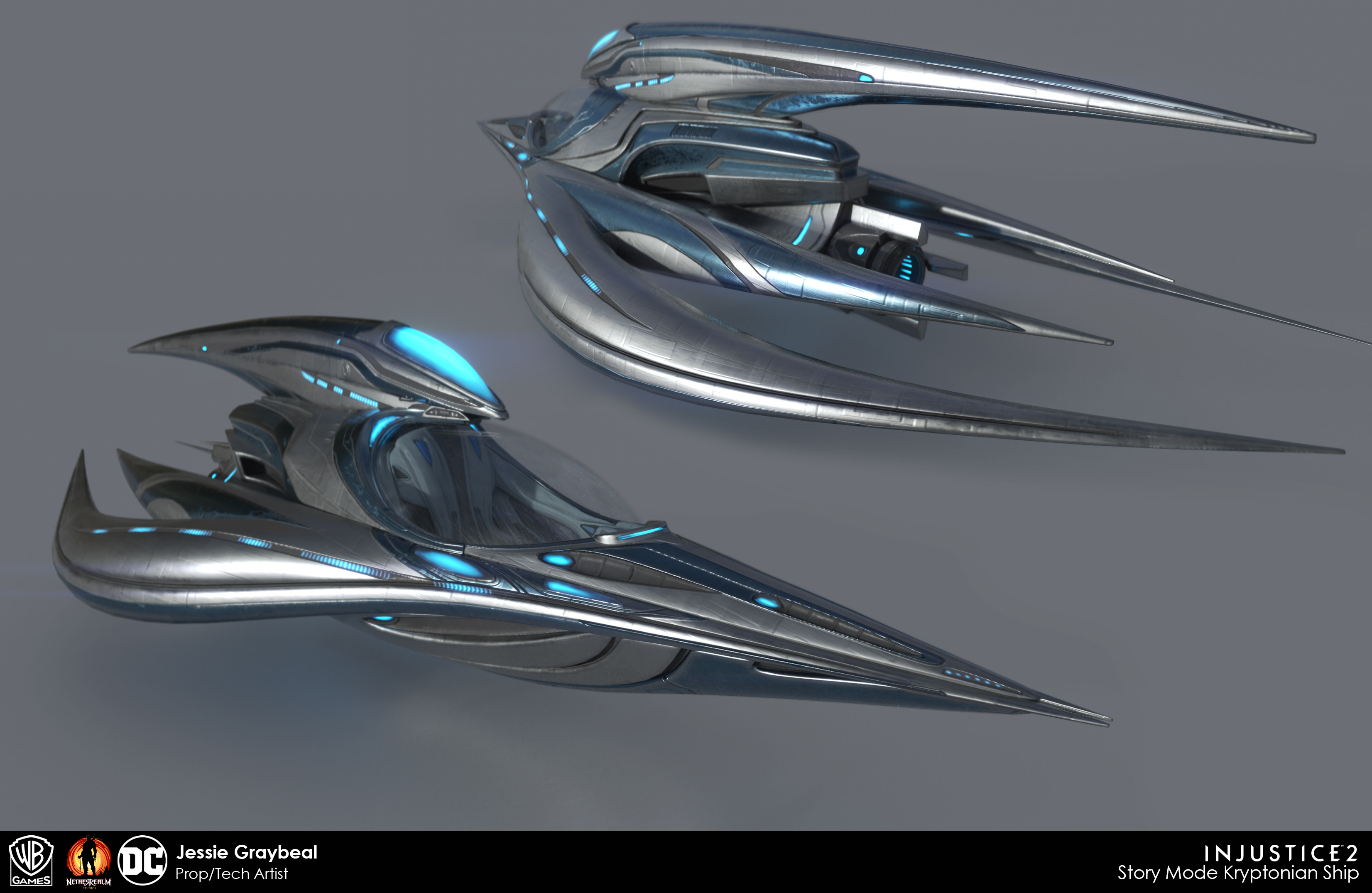 Jessie Graybeal - Injustice 2 - Story Mode Kryptonian Ship