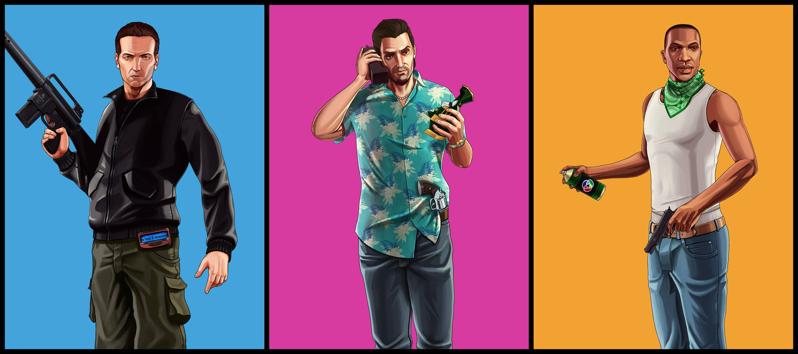 Daniel Scholes - Grand Theft Auto III Era Protagonists - GTA V Style