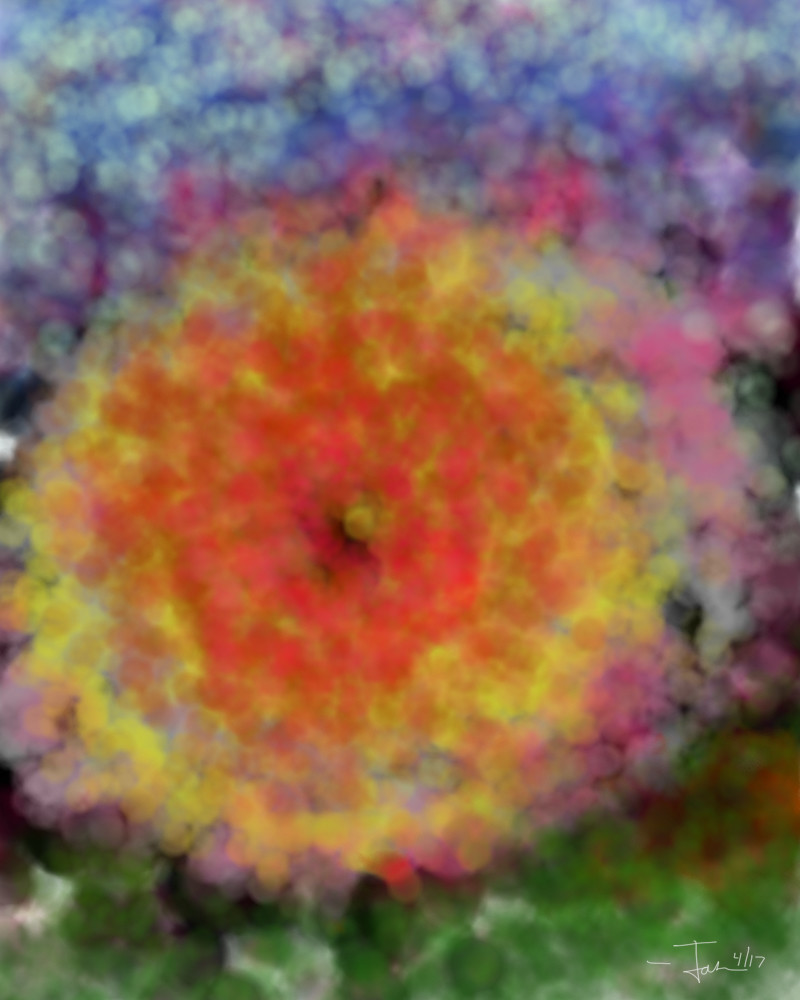 ArtStation - abstract flower