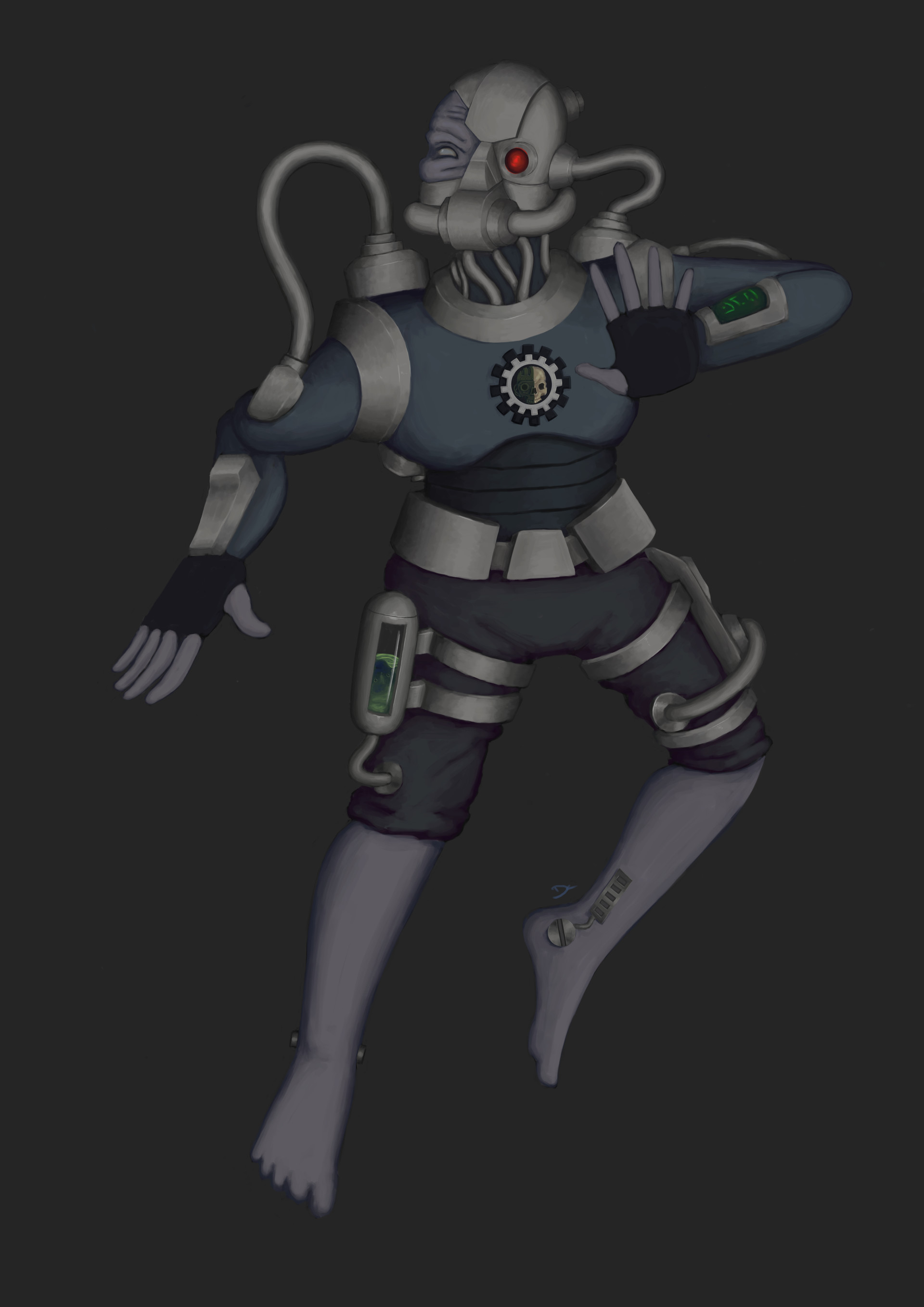 ArtStation - WH40k Dark Heresy - Adeptus Mechanicus Servitor