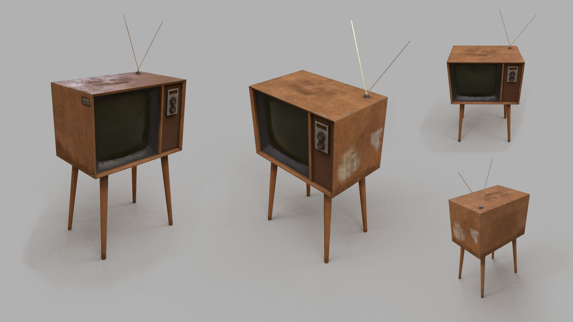 ArtStation - Classical Old TV, Fedor Dubovik