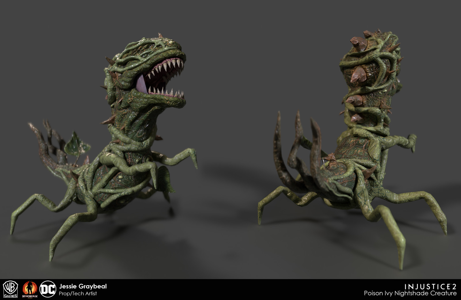 Jessie Graybeal - Injustice 2 - Poison Ivy Creatures