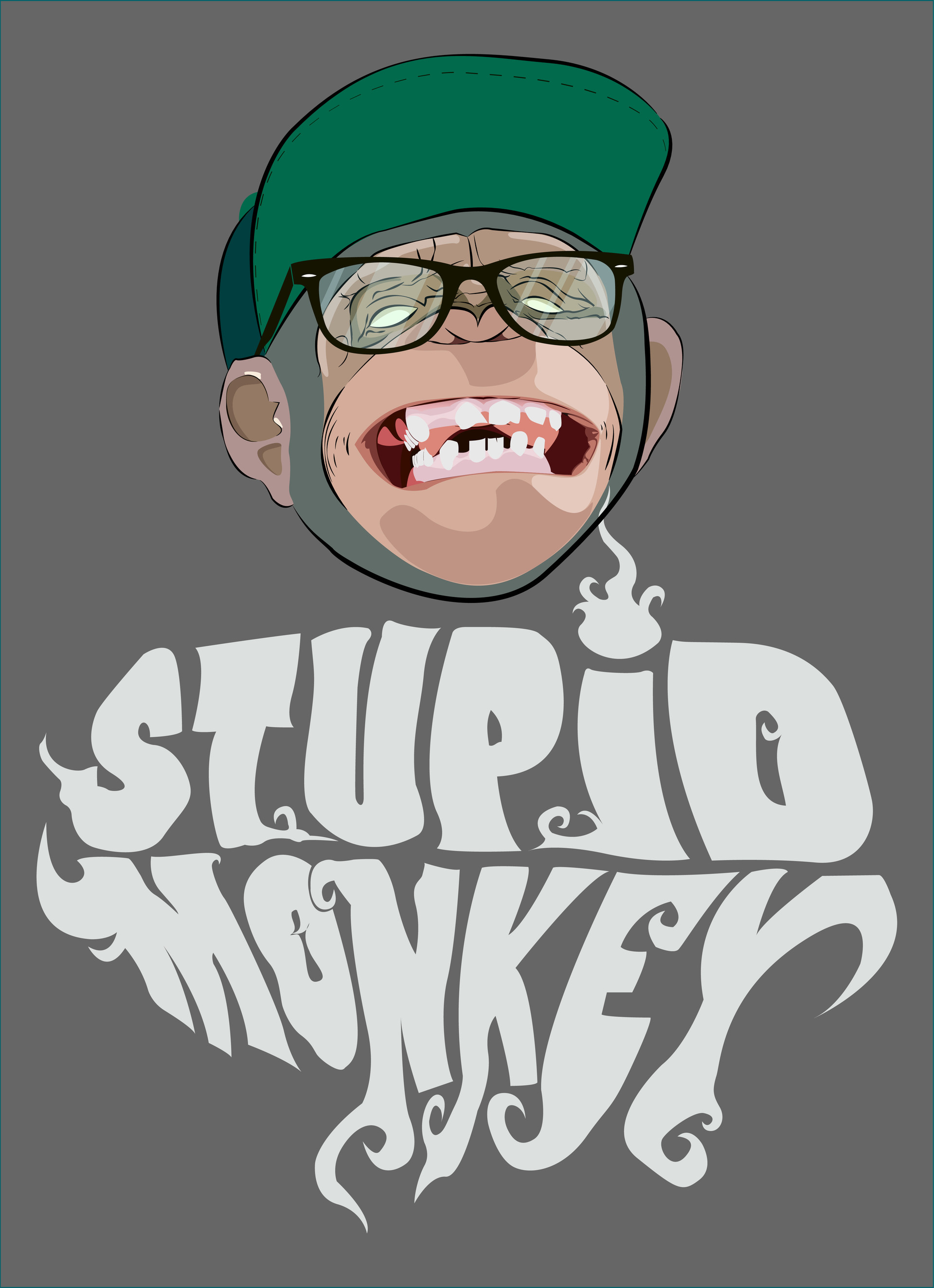 Stupid Monkey Cartoon