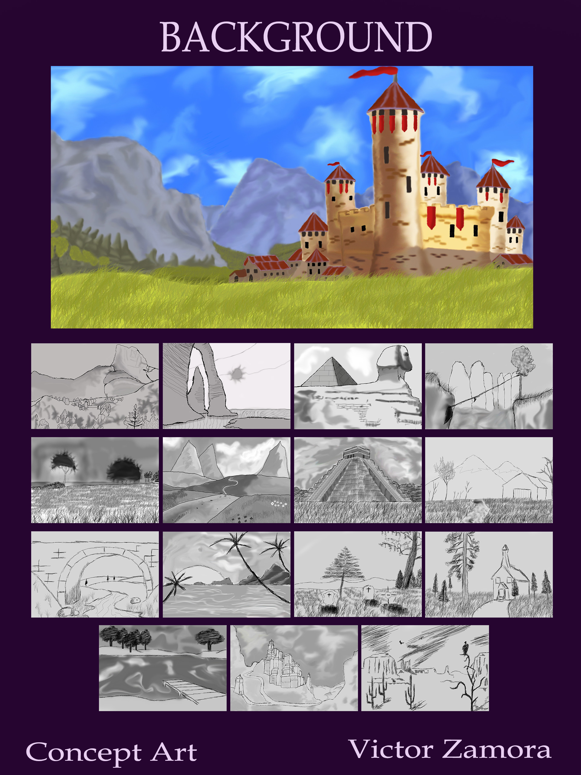 Victor.Z - Escenario Concept Art
