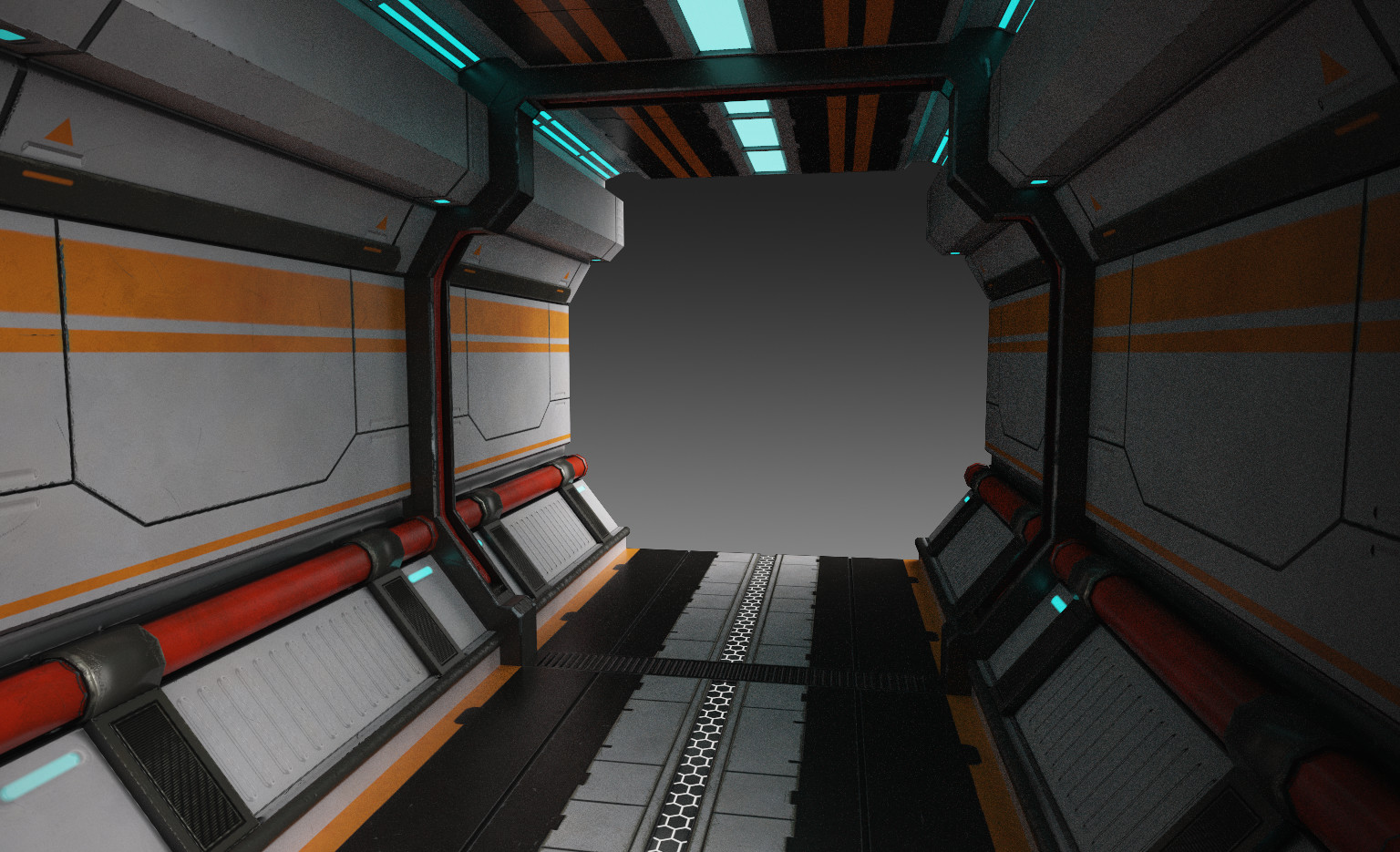 spaceship corridors