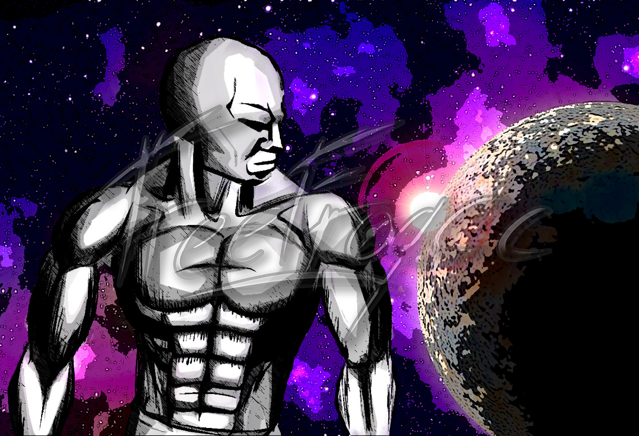 ArtStation - The Cosmic Silver Surfer