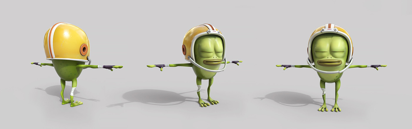 ArtStation - Frog Character Model