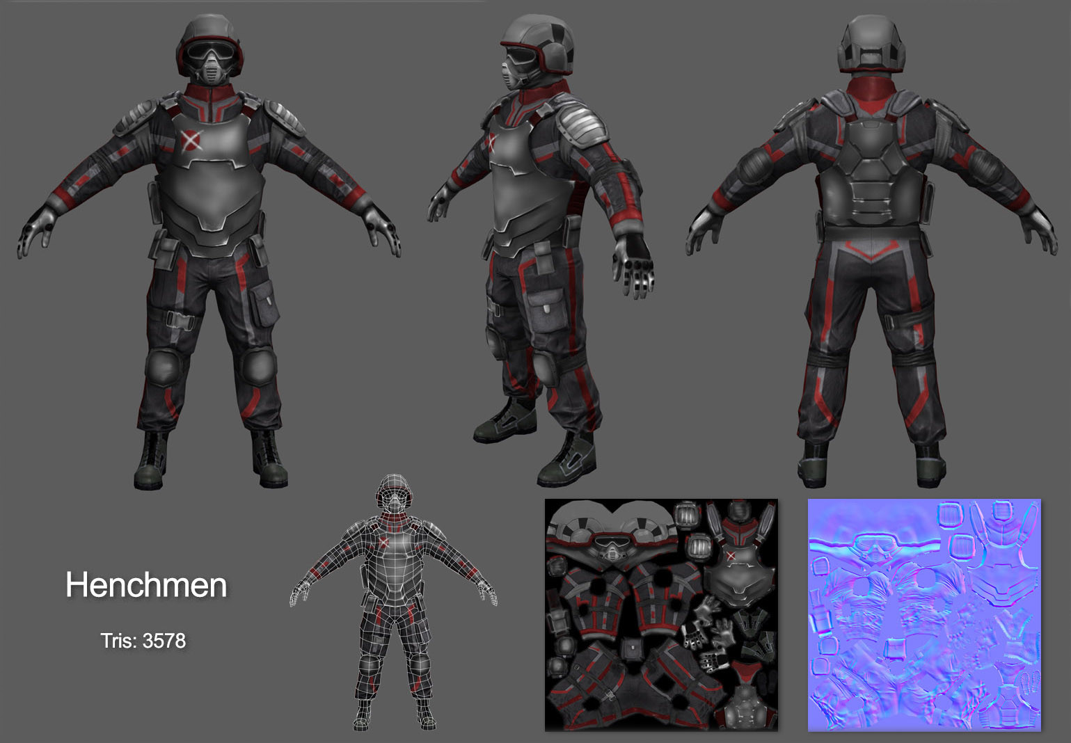 ArtStation - Henchman Character Model