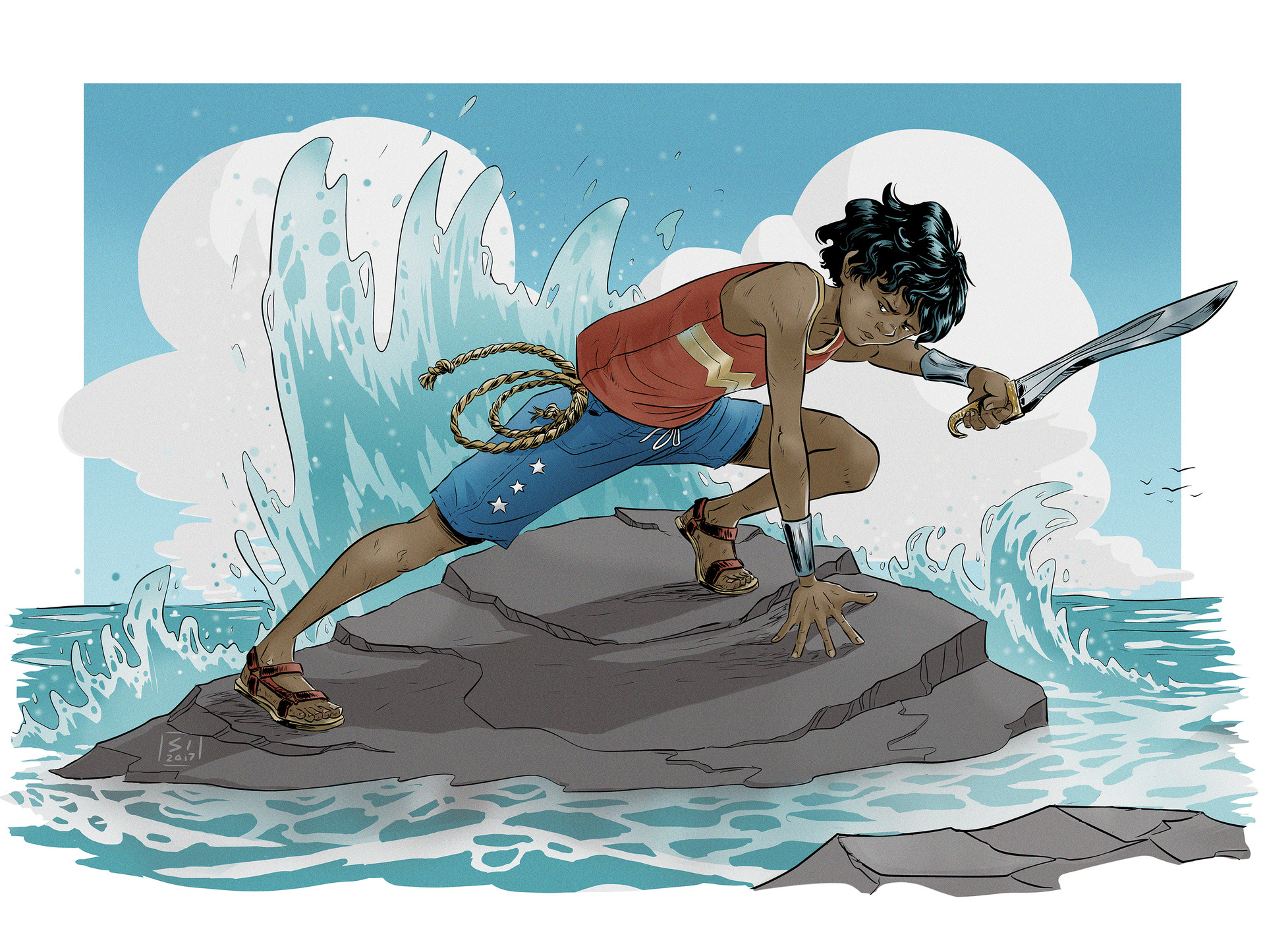 ArtStation - Son of Wonder Woman