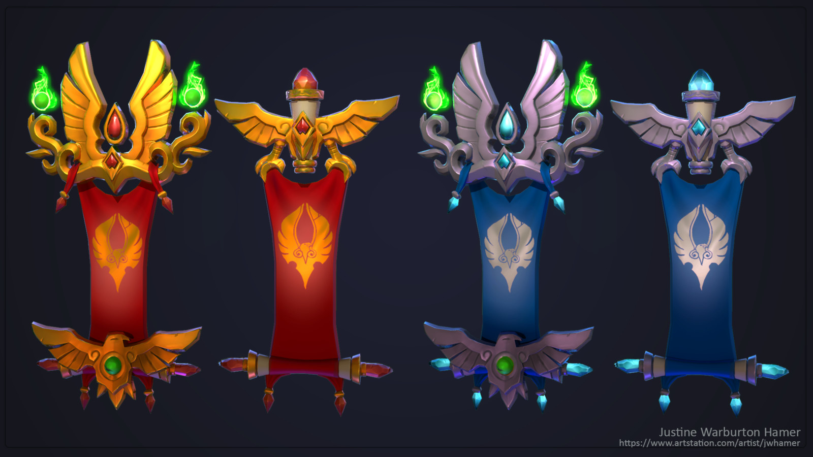 Justine Hamer - Heroes of the Storm Fan Art: Blood Elf Banner