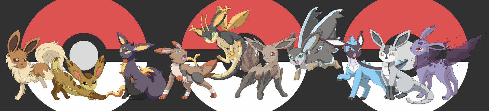 ArtStation - All Eevee Evolutions