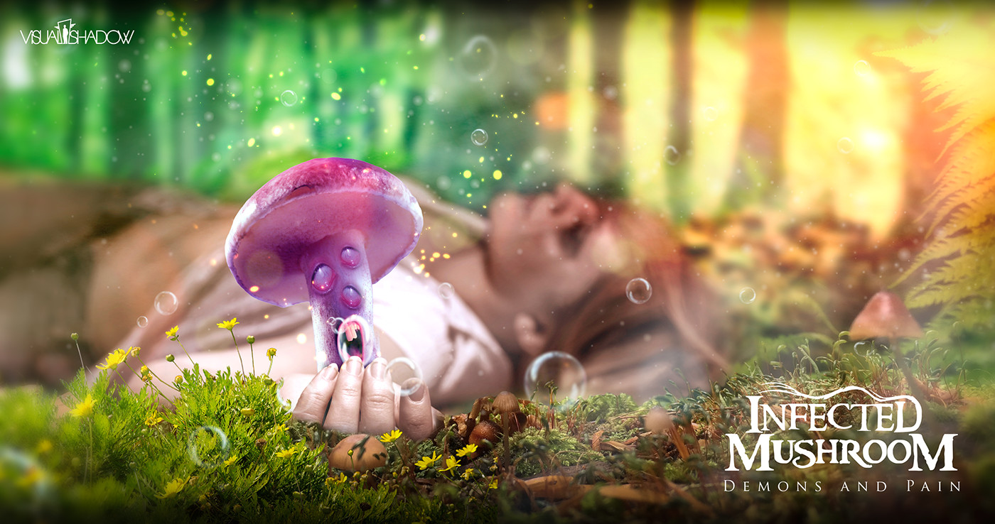 ArtStation - (MATTE PAINTING) Infected Mushroom - Demons and Pain