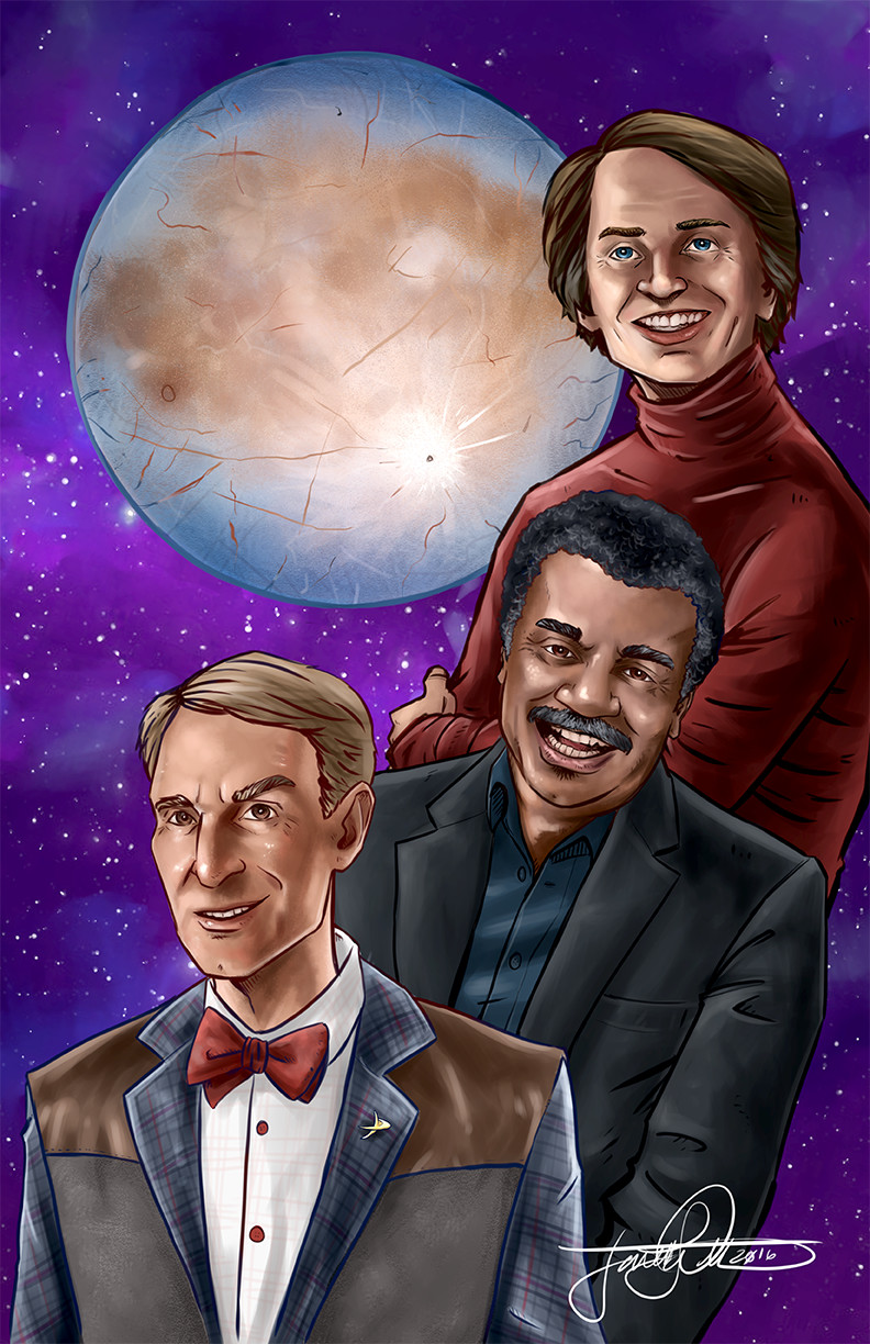 ArtStation - 3 Scientist Moon