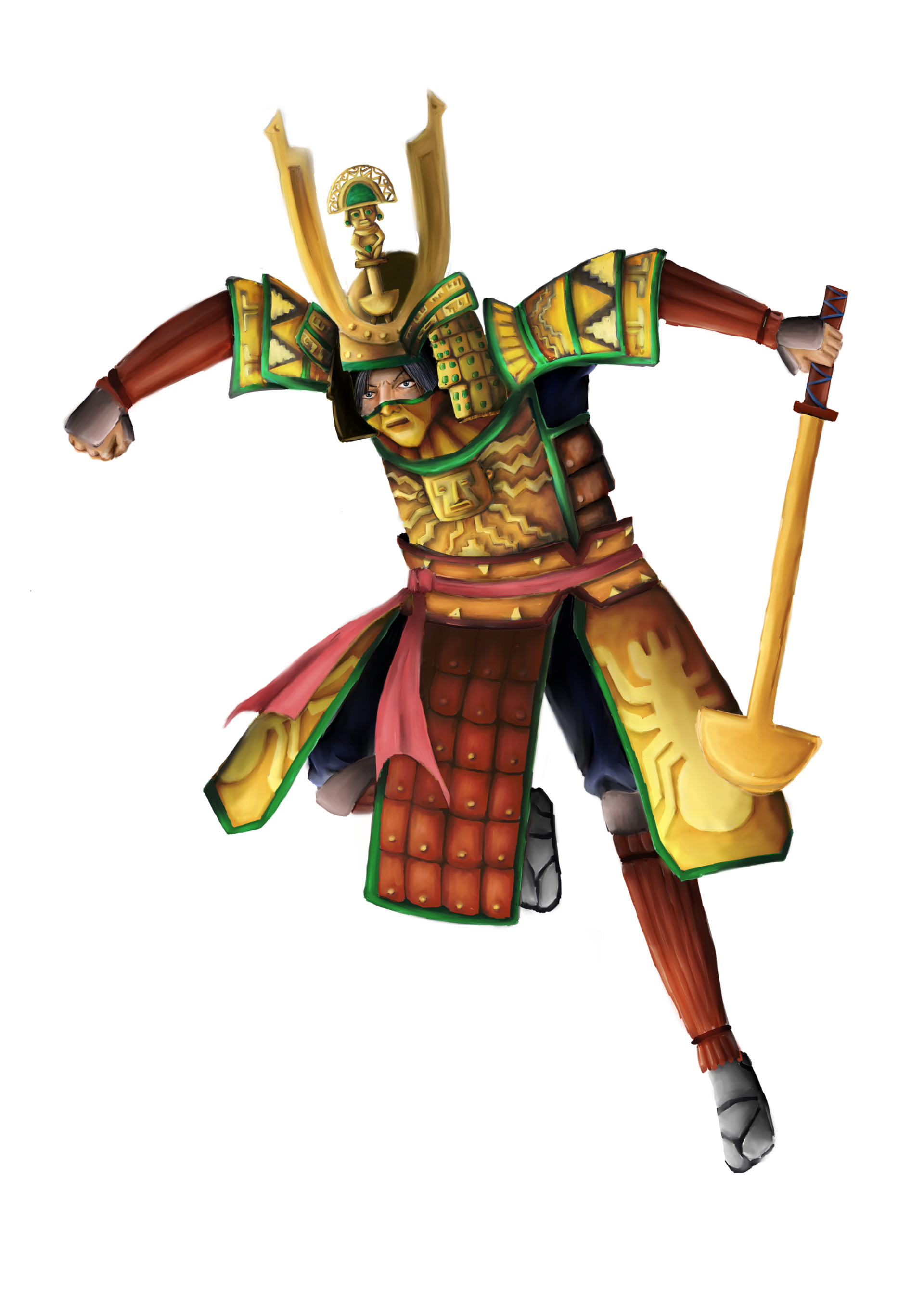 ArtStation - Inca Samurai
