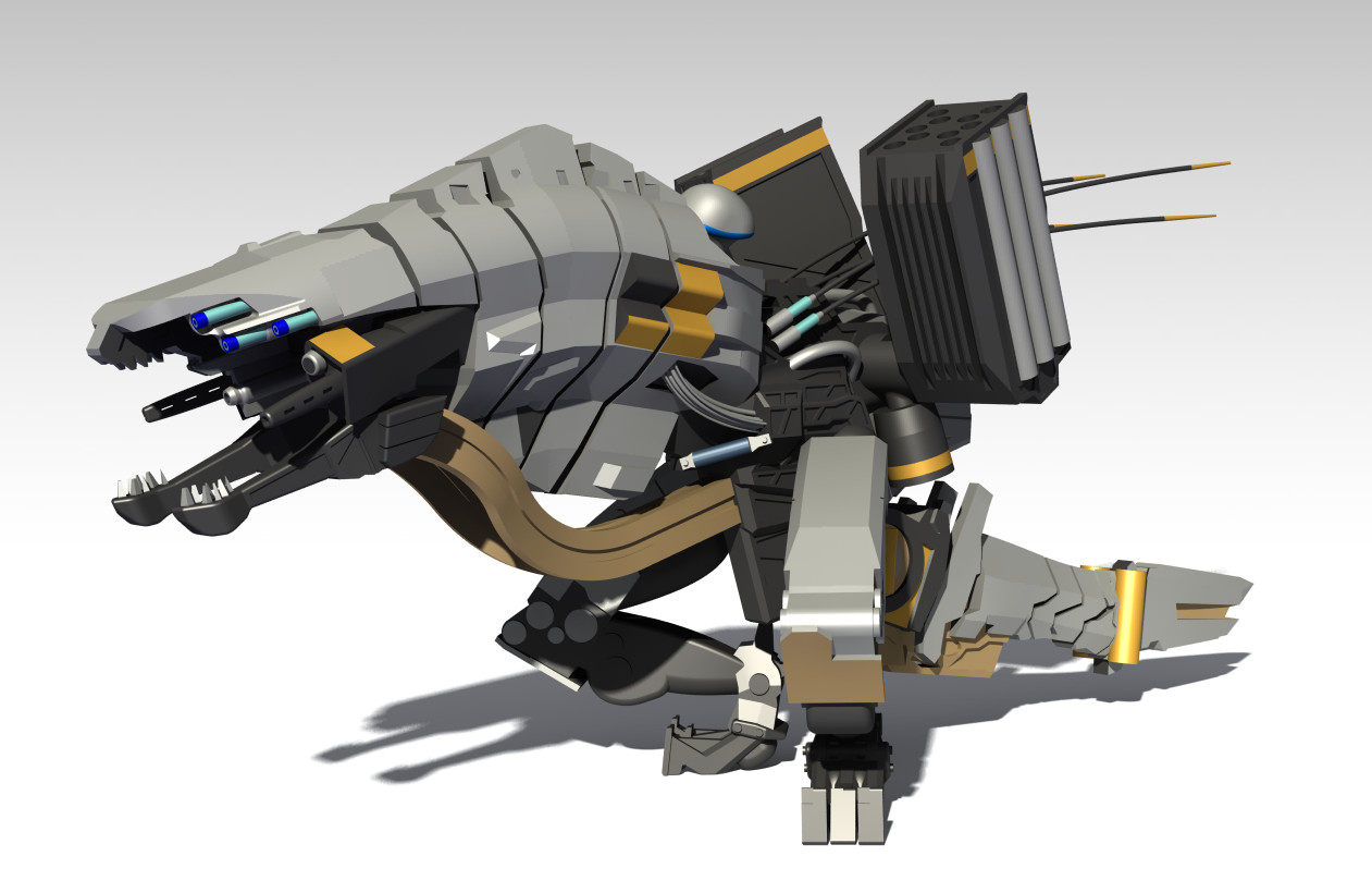 ArtStation - Thunderjaw Concept for 3D printing