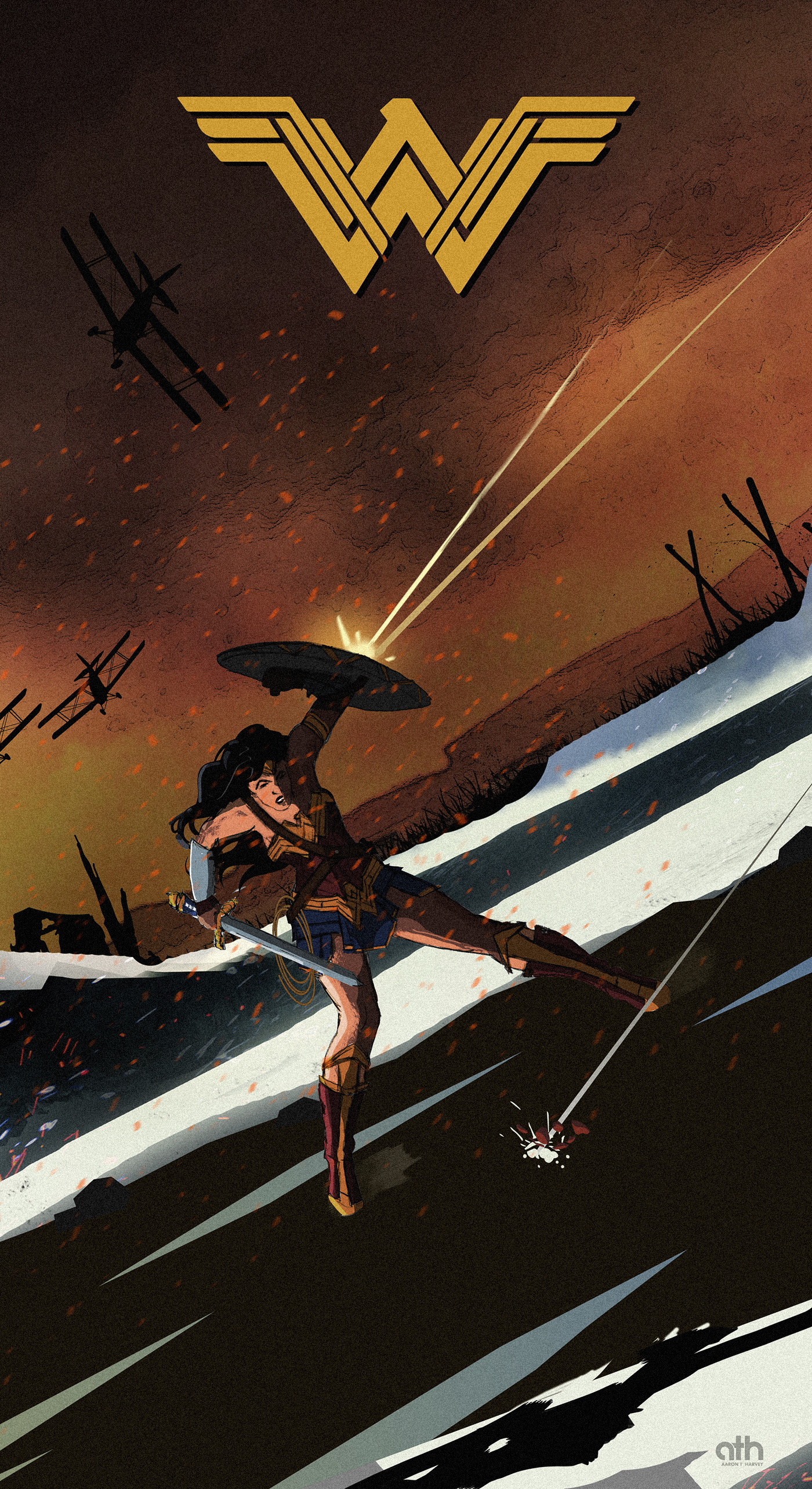 ArtStation - Wonder Woman at War