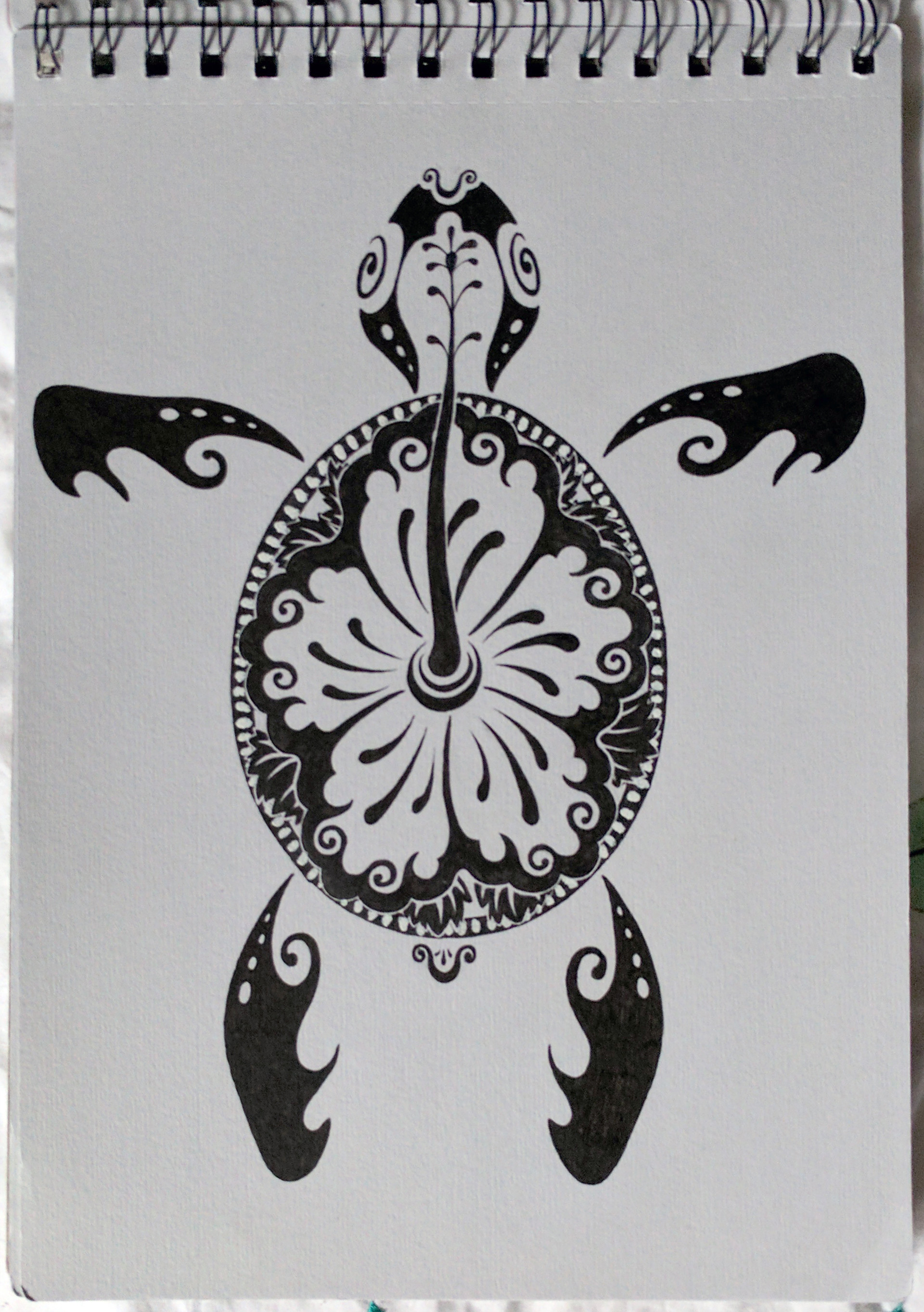 ArtStation - Hibiscus Turtle