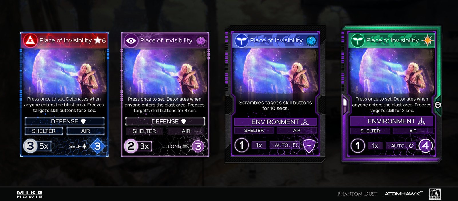 Mike Howie - Phantom Dust: Icon/Card Concepts