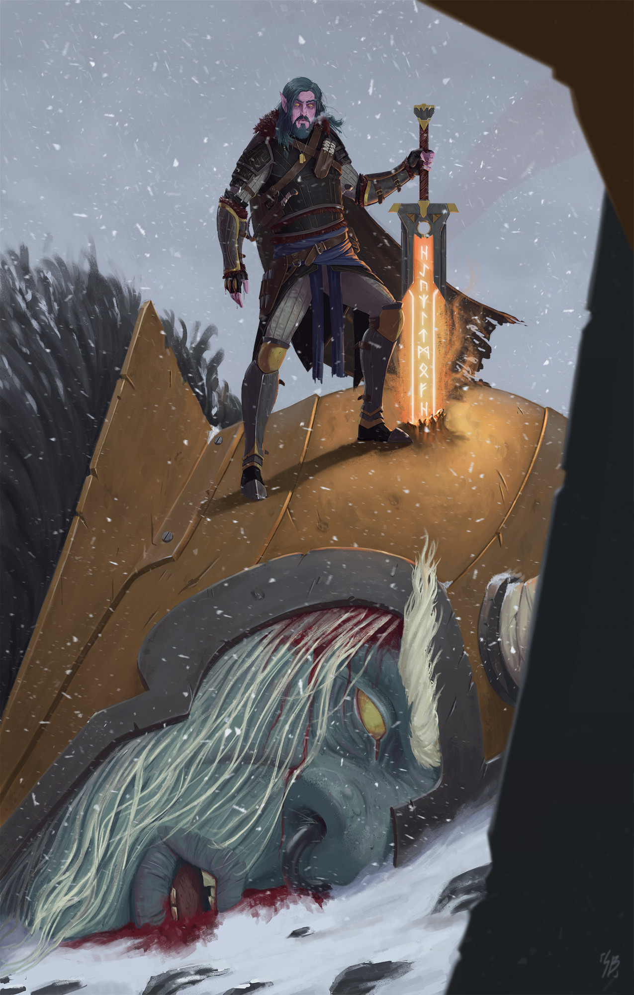 ArtStation - Kaiden the Giant Slayer