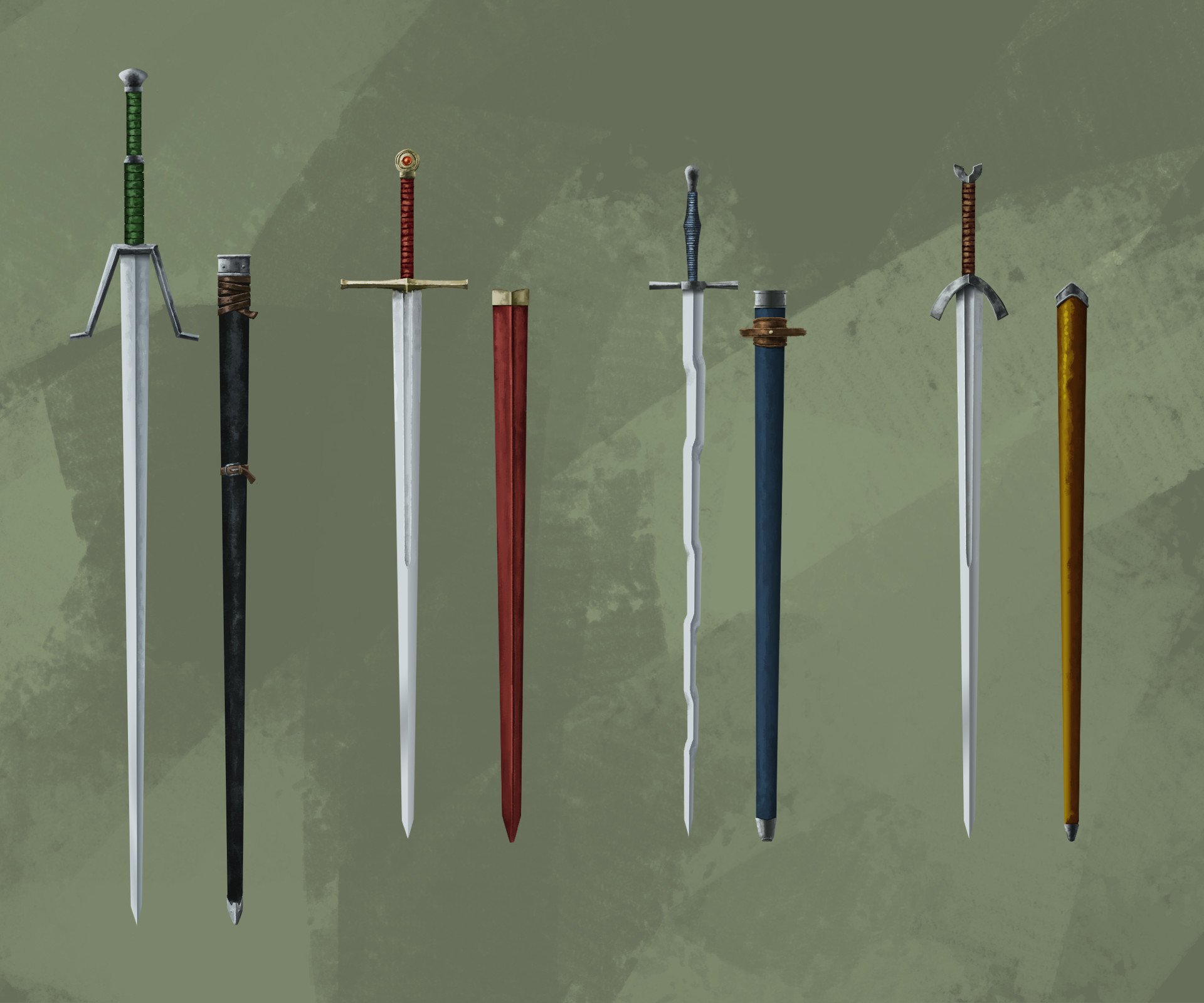 ArtStation - Medieval Swords