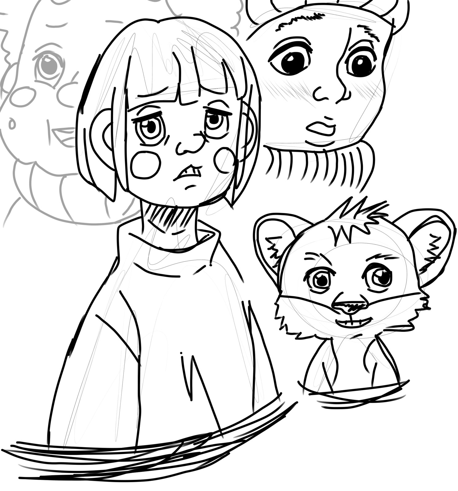 Kat☆Yuusha - Test Drawings 2