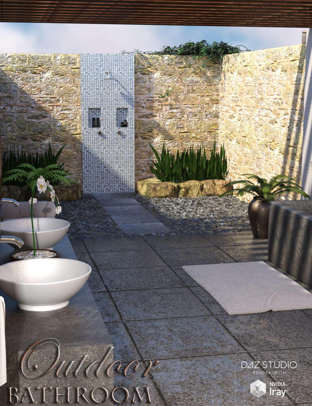 ArtStation - Outdoor Bathroom Environment