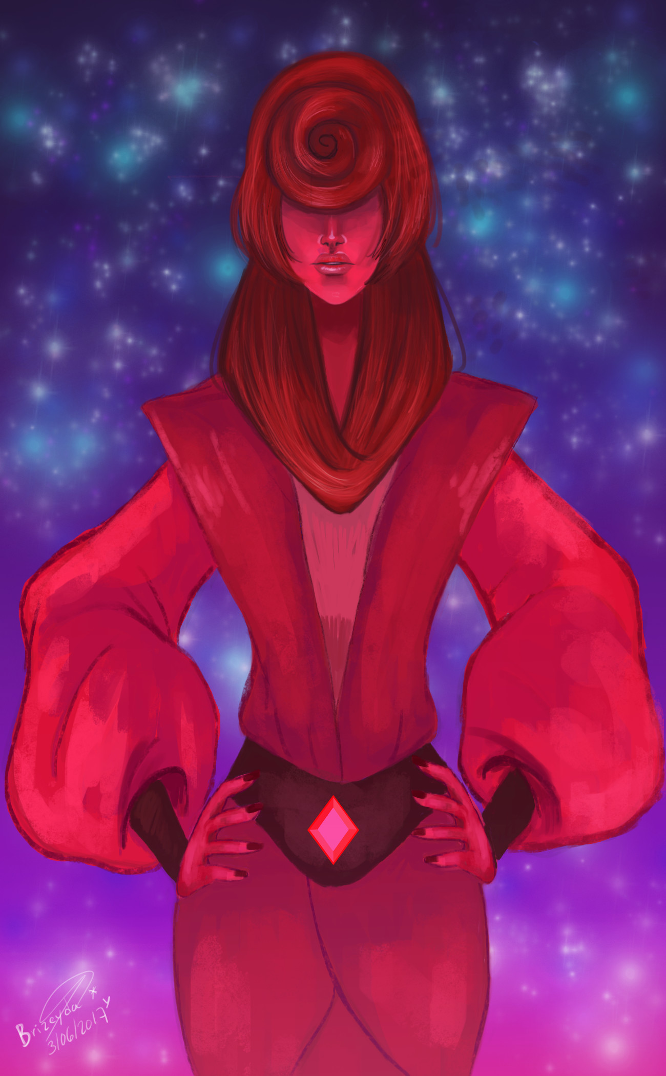 ArtStation - The Red Diamond Fanart