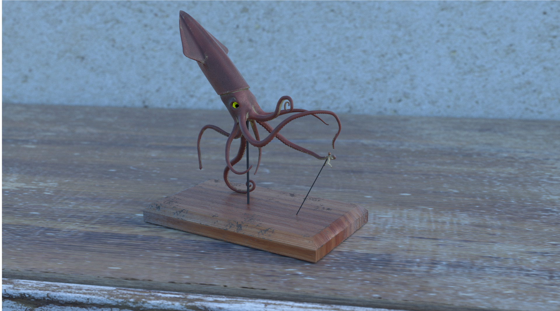 ArtStation - Squid Sculpt/Blender Study.