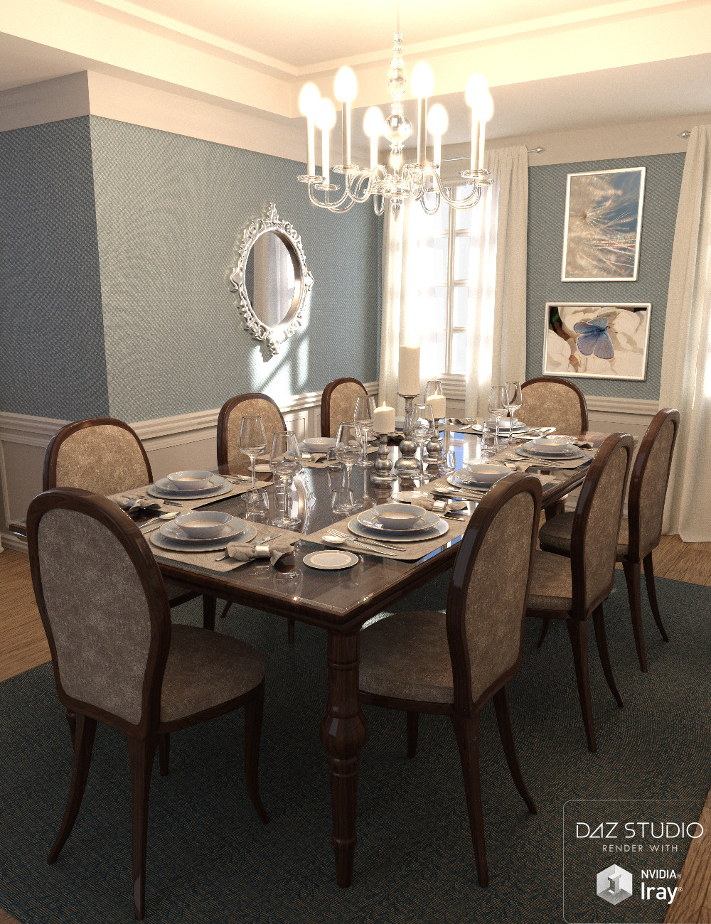 Lisa Nikisatez - Divine Dining Room Environment and Props