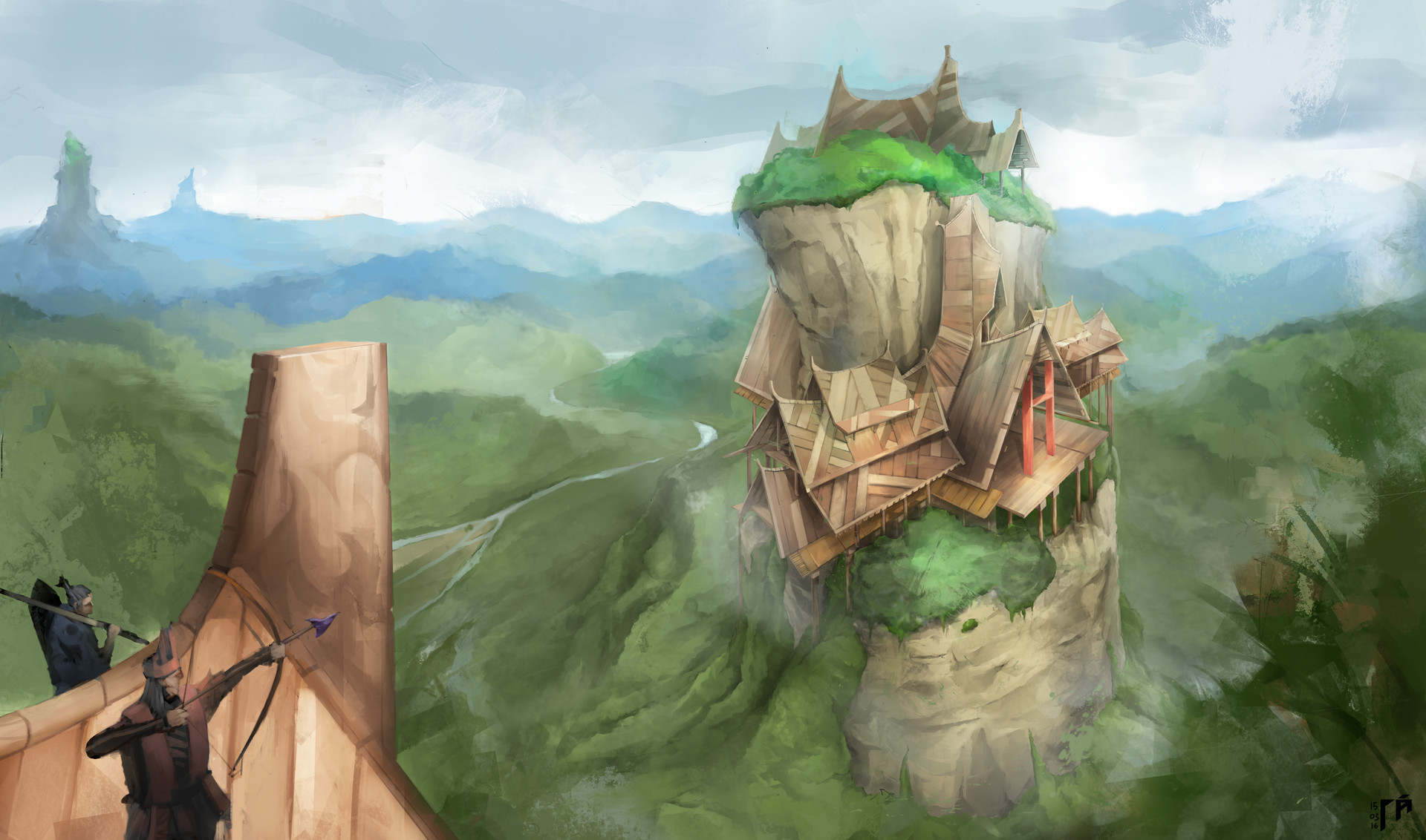 ArtStation - Cliff Palace Concept Art, Naim Horwood