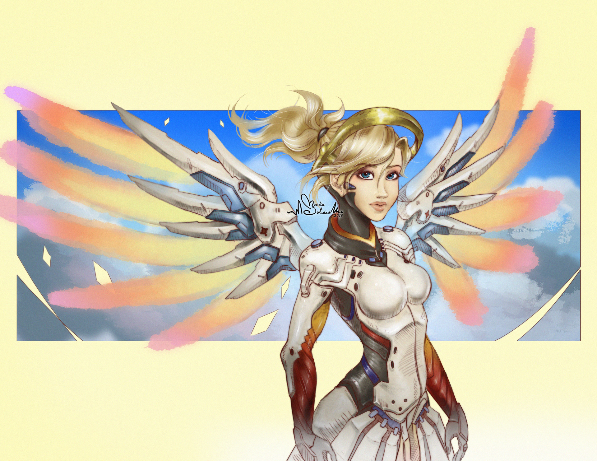 ArtStation - MERCY - Overwatch