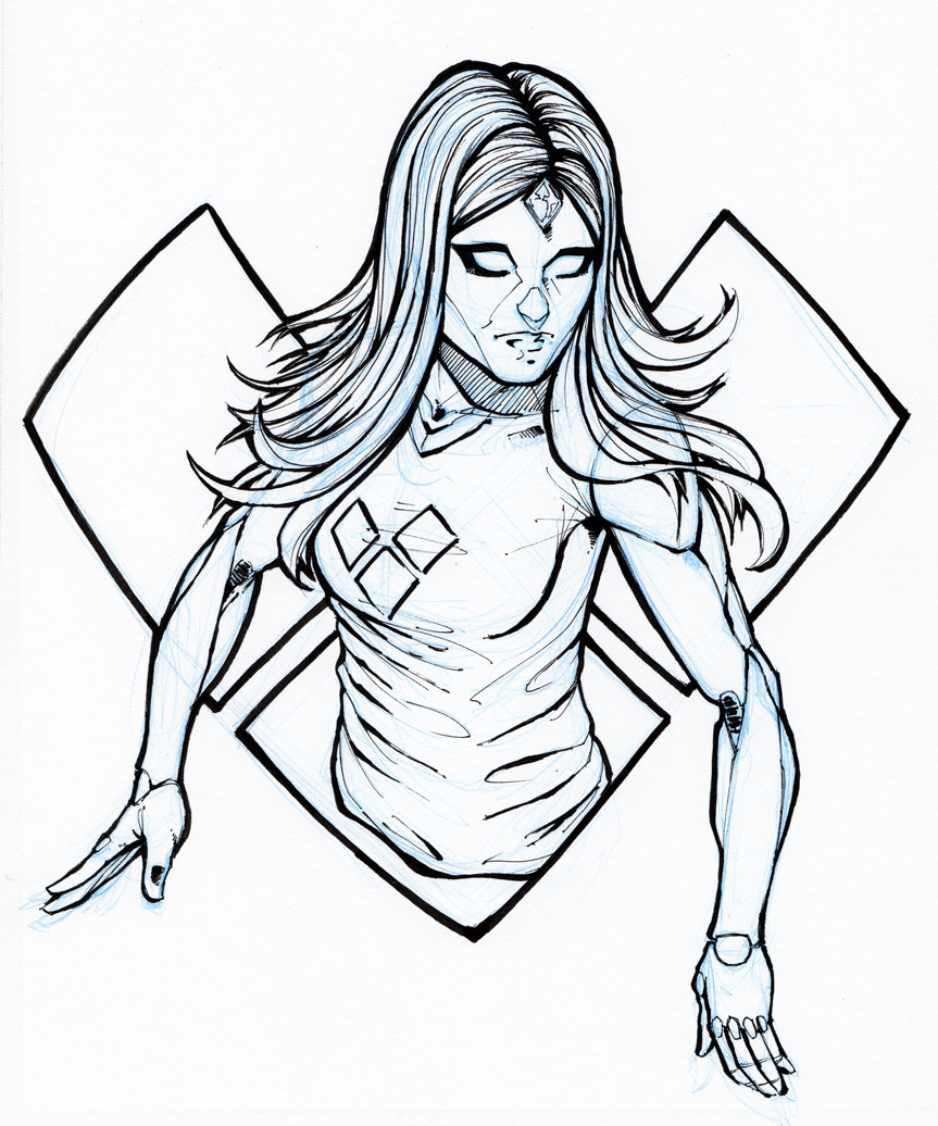 vision marvel coloring pages