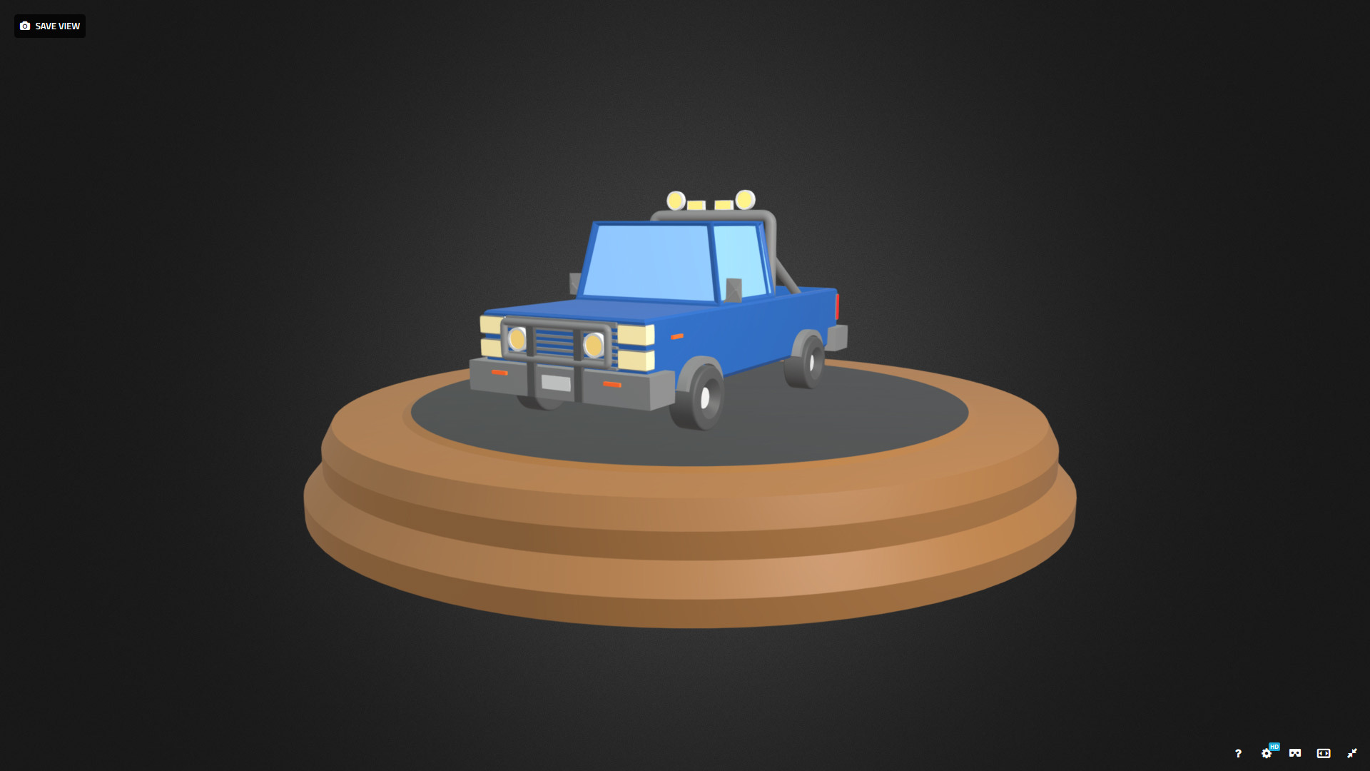 ArtStation - Low Poly Pick Up