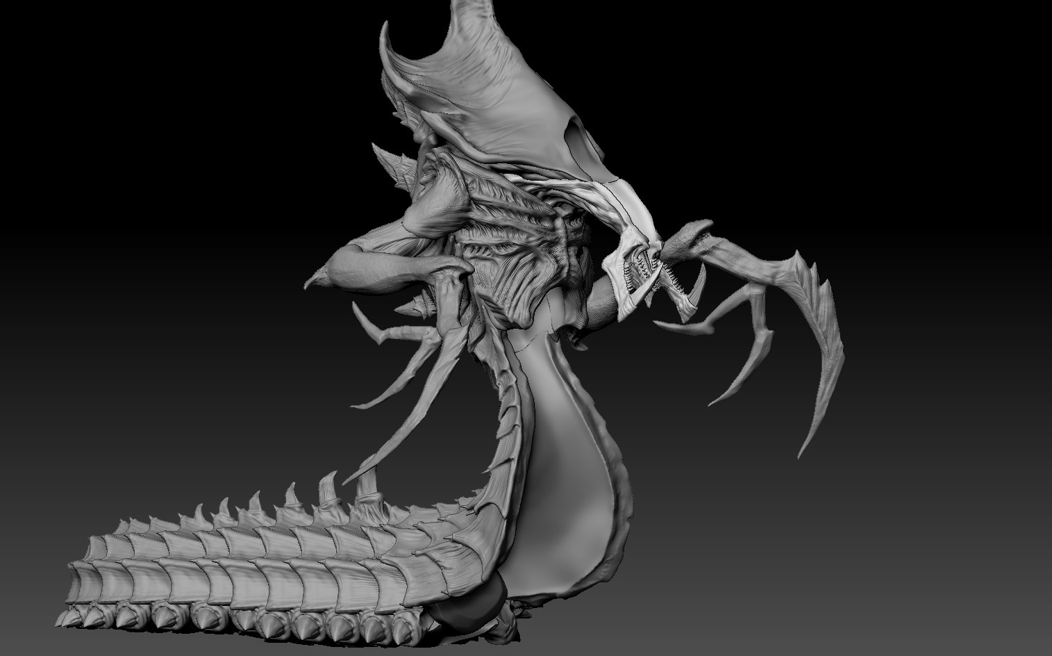 Herb SHIH - Hydralisk Statue modeling