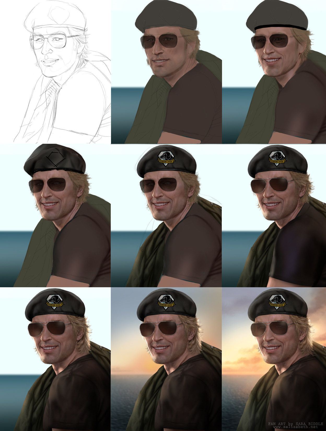 Sara Biddle - Fan Art: Kazuhira Miller