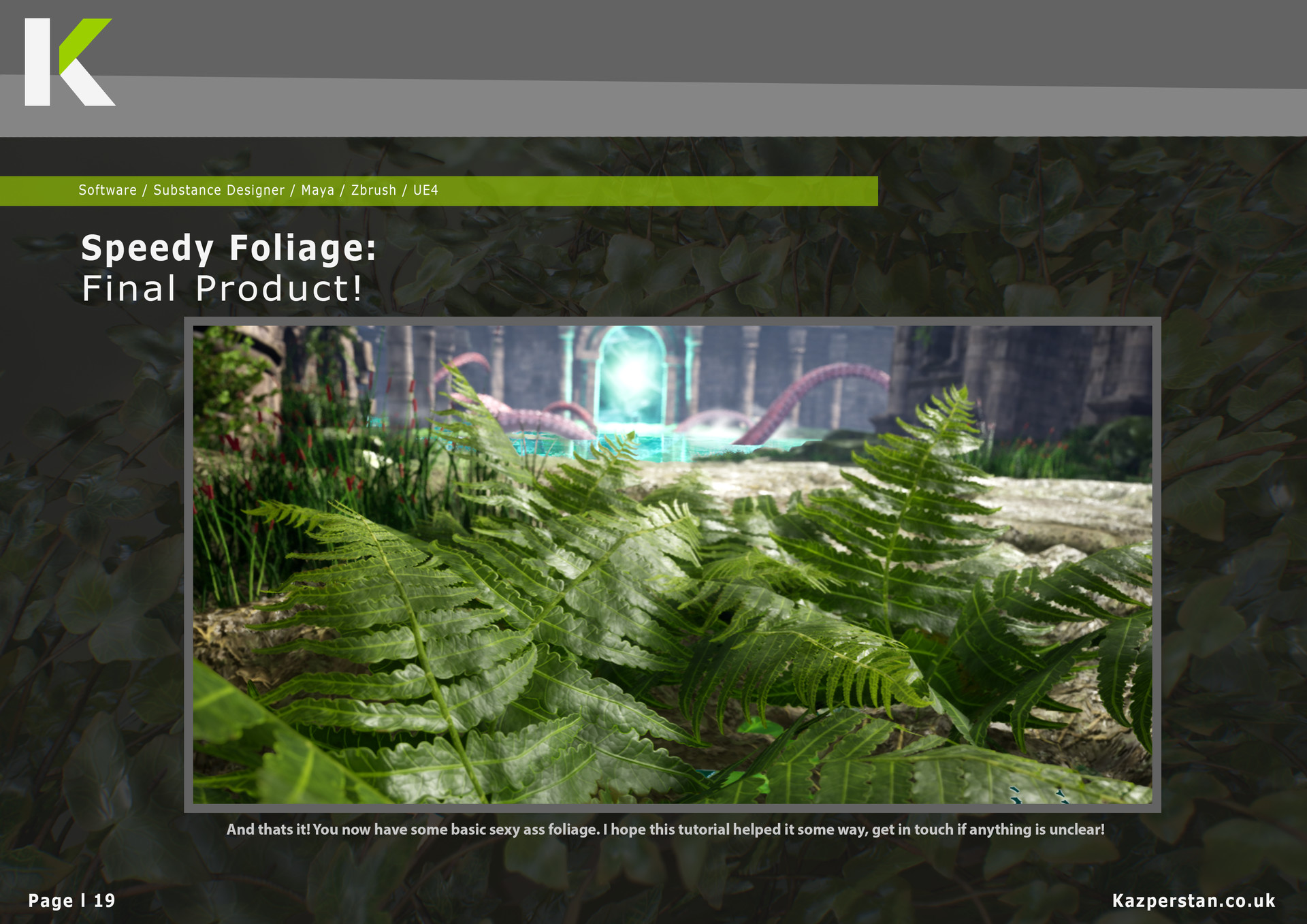 Karen Stanley - Foliage Tutorial